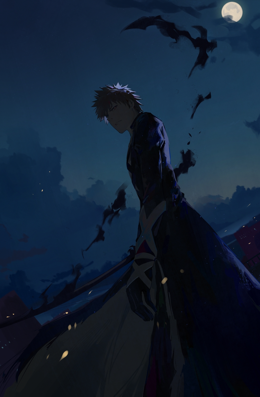 The Big ImageBoard (TBIB) - 1boy bleach cloud cloudy sky dutch angle ...