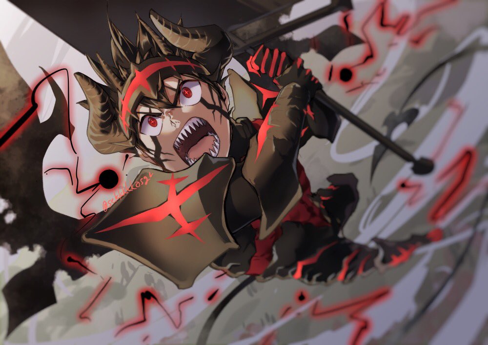 The Big ImageBoard (TBIB) - 1boy armor asta (black clover) black armor black clover black hair ...