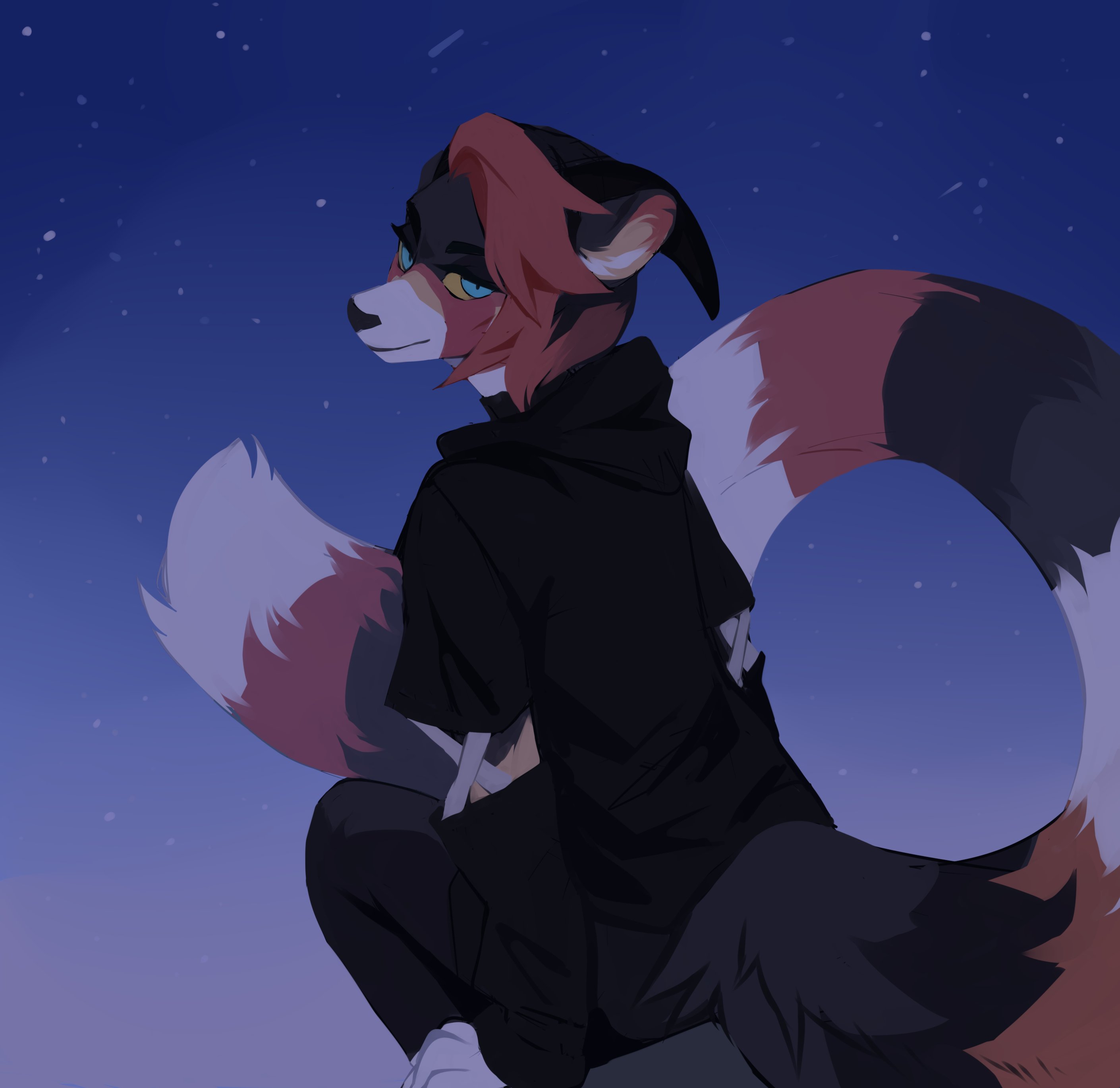 The Big ImageBoard (TBIB) - absurd res anthro black body black bottomwear black clothing black ...