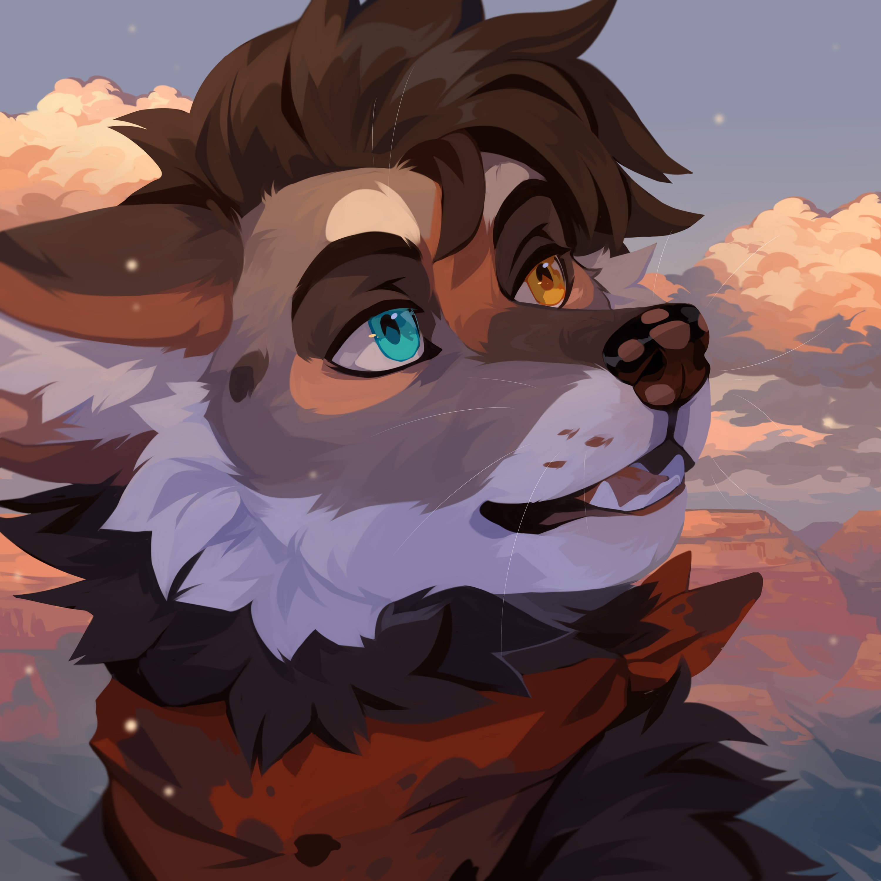 The Big ImageBoard (TBIB) - 1:1 absurd res ambiguous gender black body black fur blue eyes blue ...