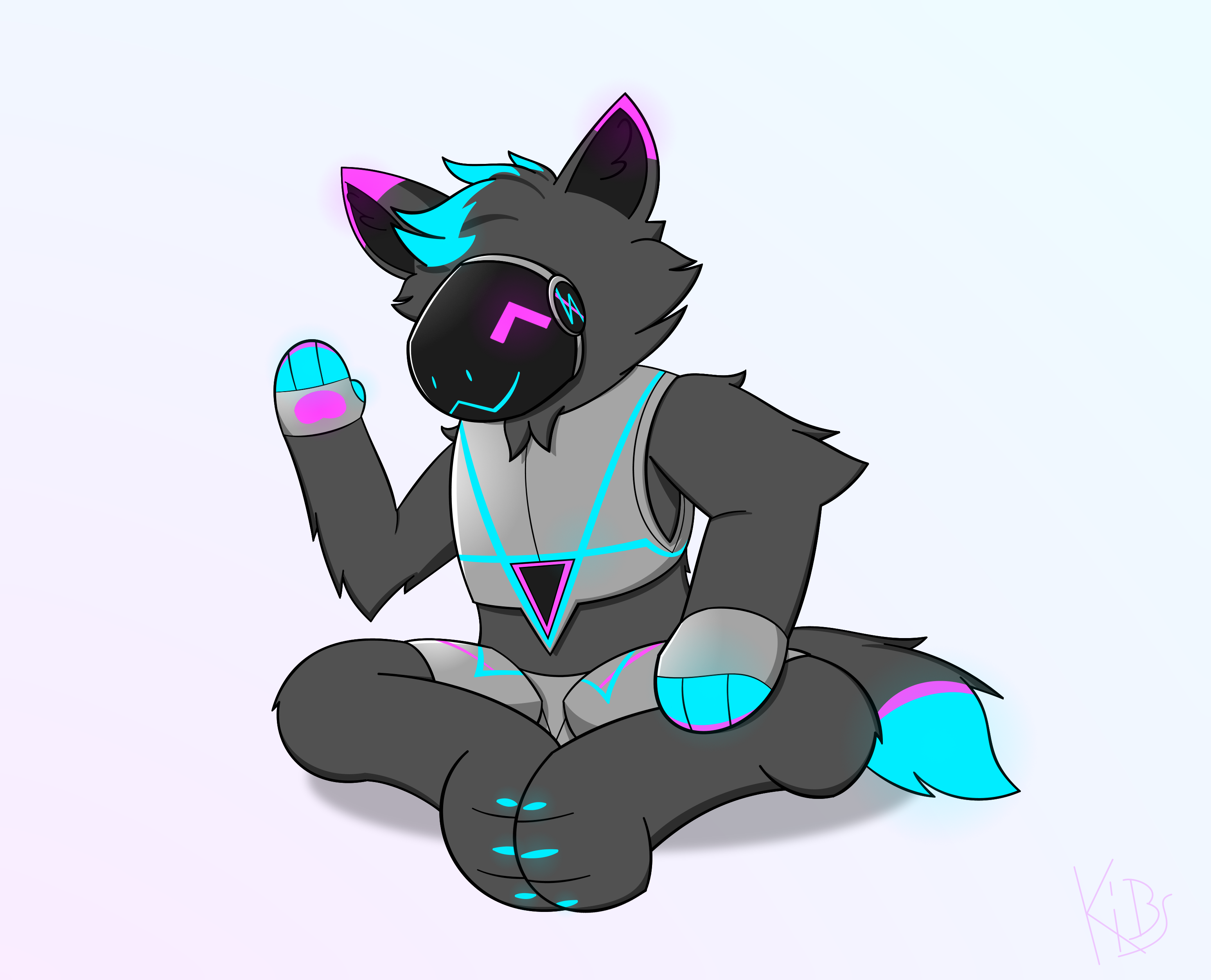 The Big ImageBoard (TBIB) - absurd res ambiguous gender gesture hi res kibs machine neon ...