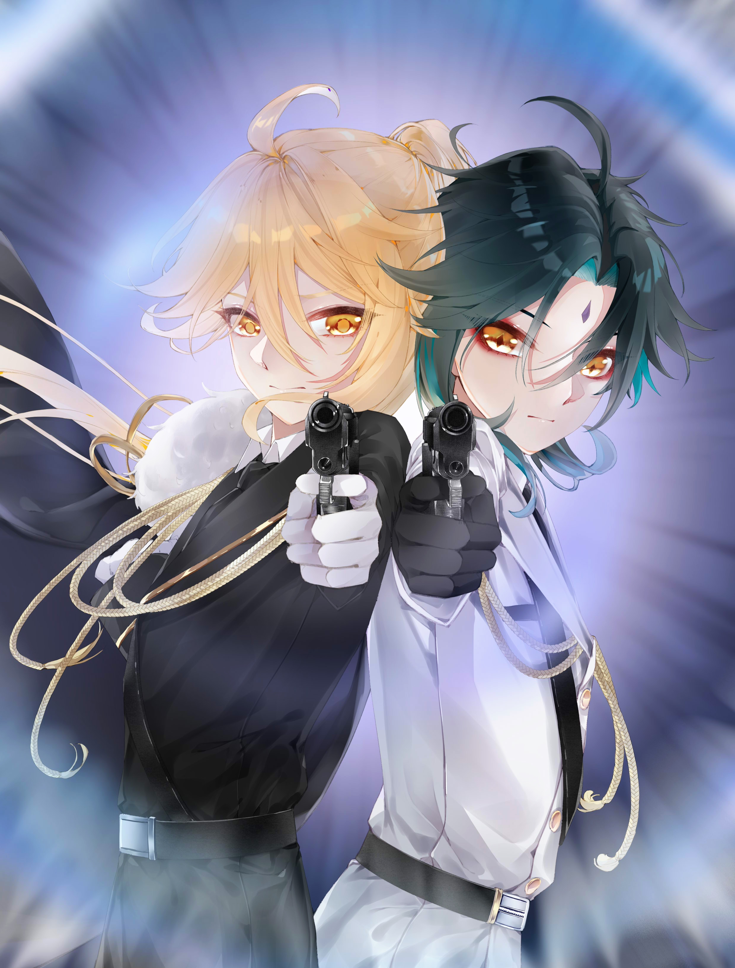 The Big ImageBoard (TBIB) - 2boys absurdres aether (genshin impact ...