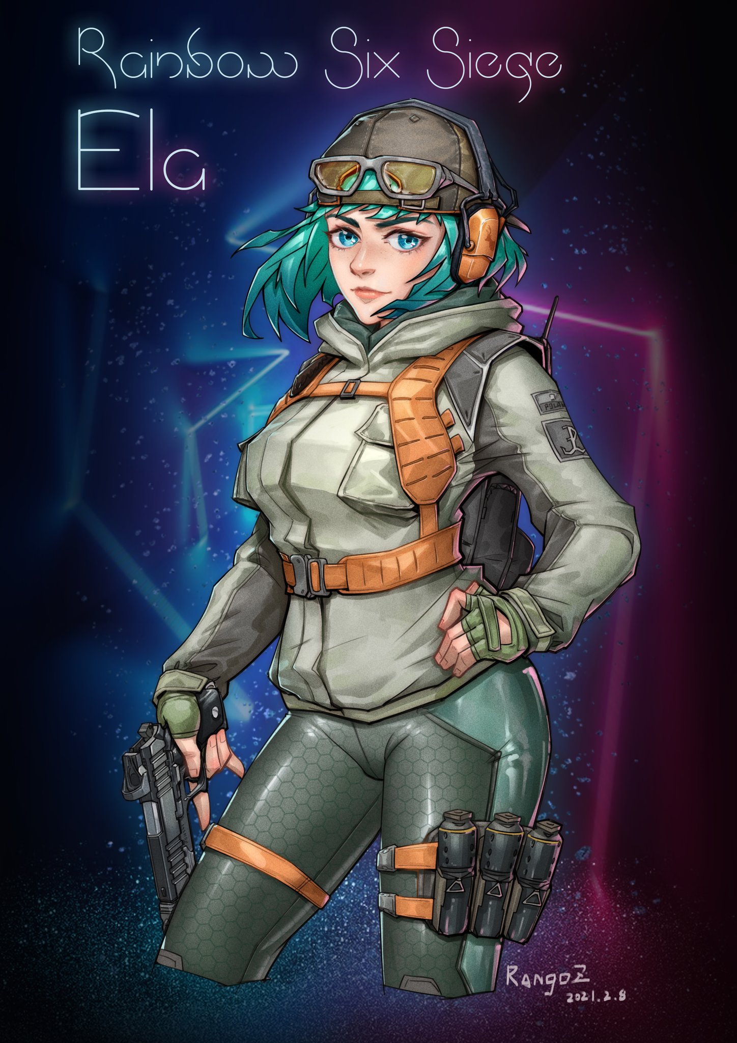 The Big ImageBoard (TBIB) - 1girl backpack backwards hat bag baseball ...