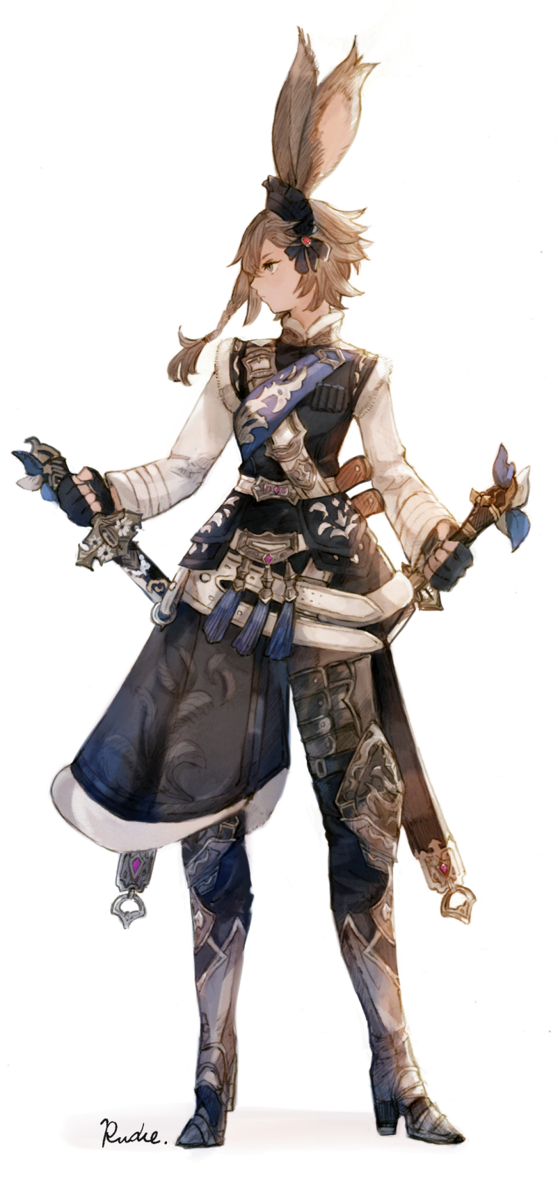 The Big ImageBoard (TBIB) - 1girl animal ears aqua eyes avatar (ff14 ...