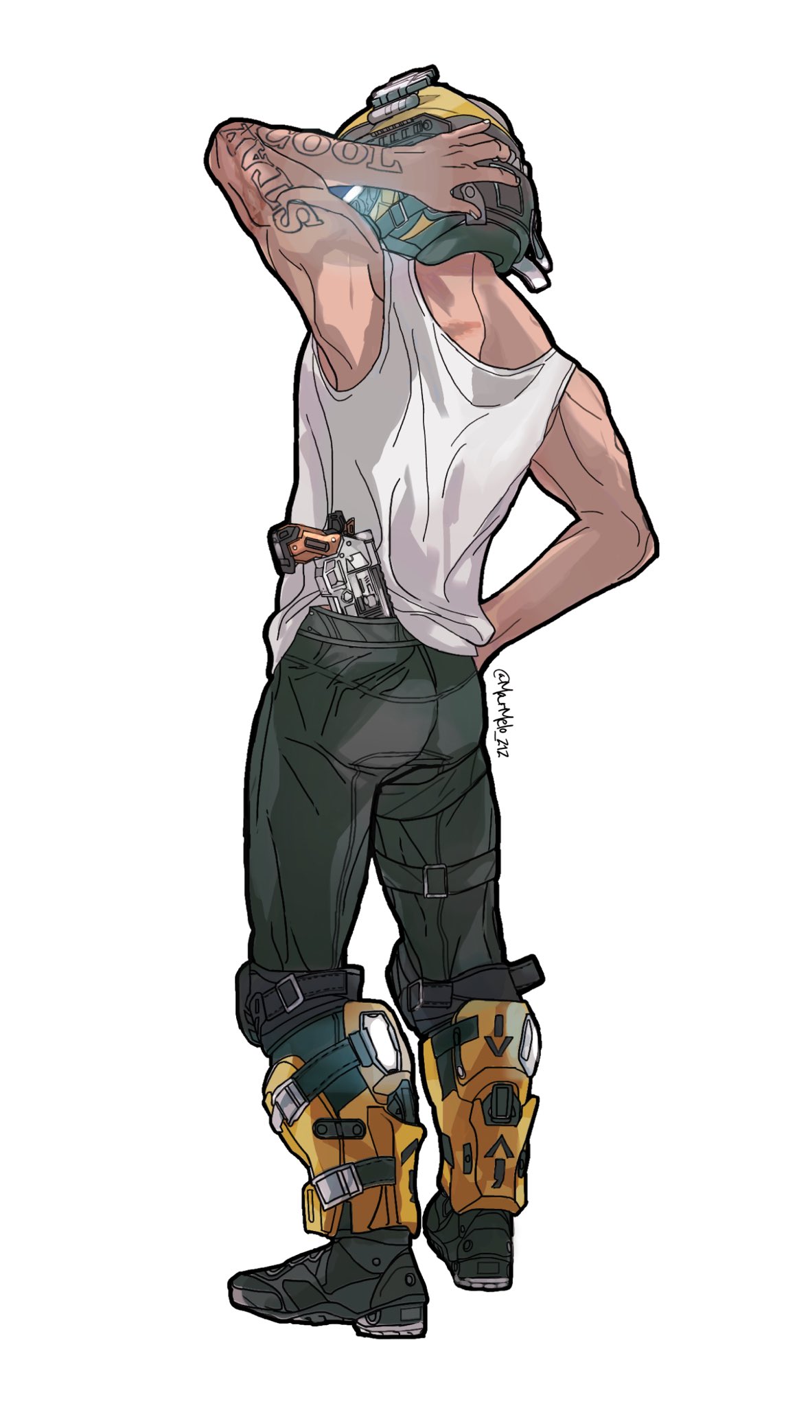 The Big ImageBoard (TBIB) - 1boy animification arm tattoo ass b3 ...