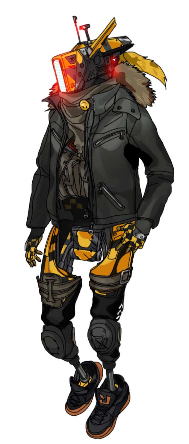 The Big ImageBoard (TBIB) - animification black jacket clothed robot ...