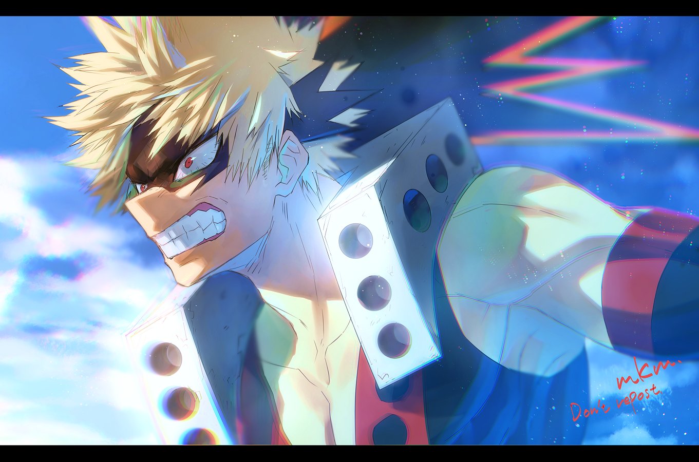 The Big ImageBoard (TBIB) - 1boy angry artist name bakugou katsuki ...
