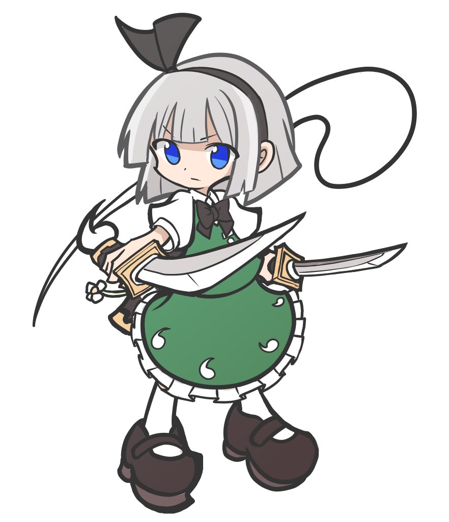 The Big ImageBoard (TBIB) - 1girl black bow black bowtie black footwear black hairband blue eyes ...