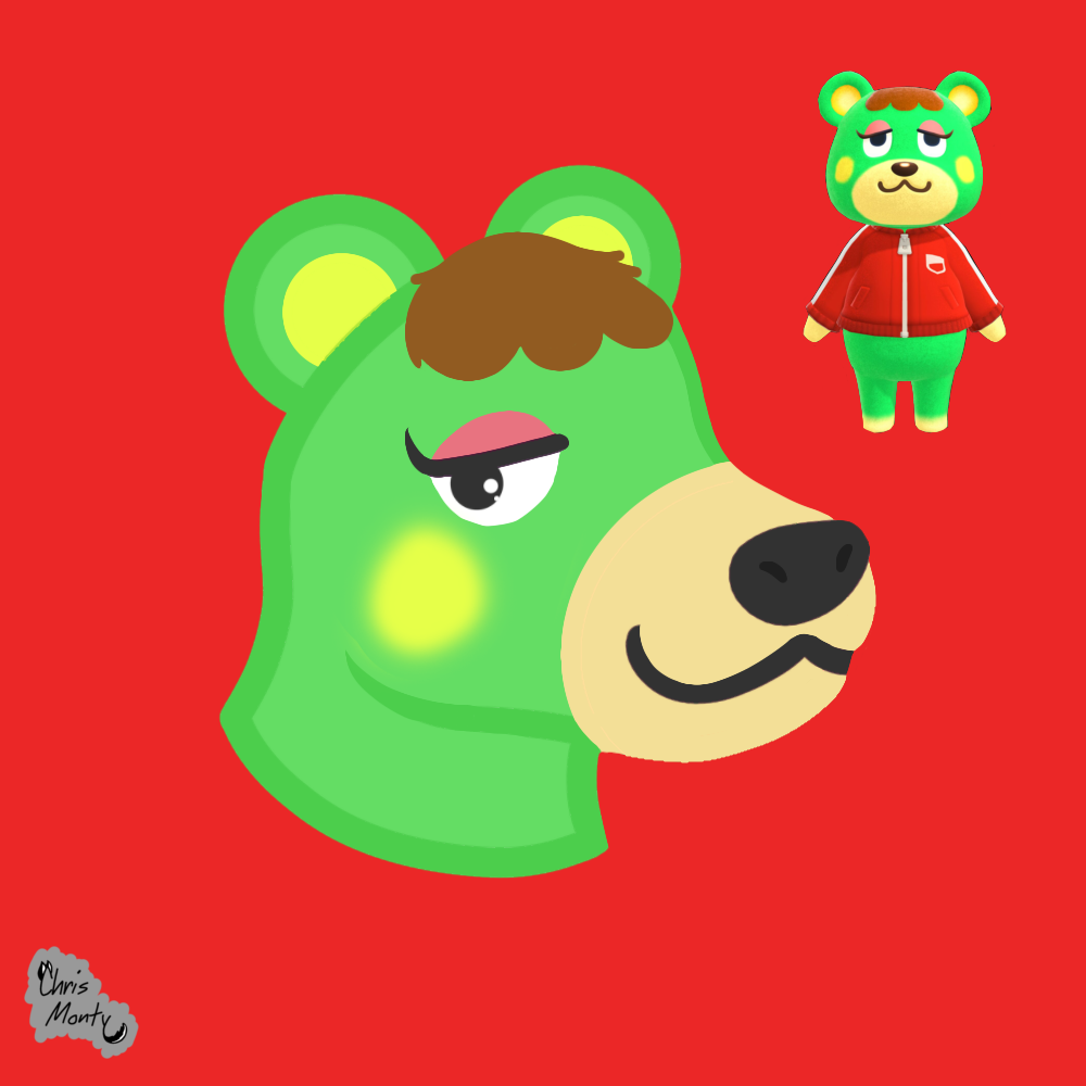The Big ImageBoard (TBIB) - 1:1 animal crossing anthro bangs bear black ...