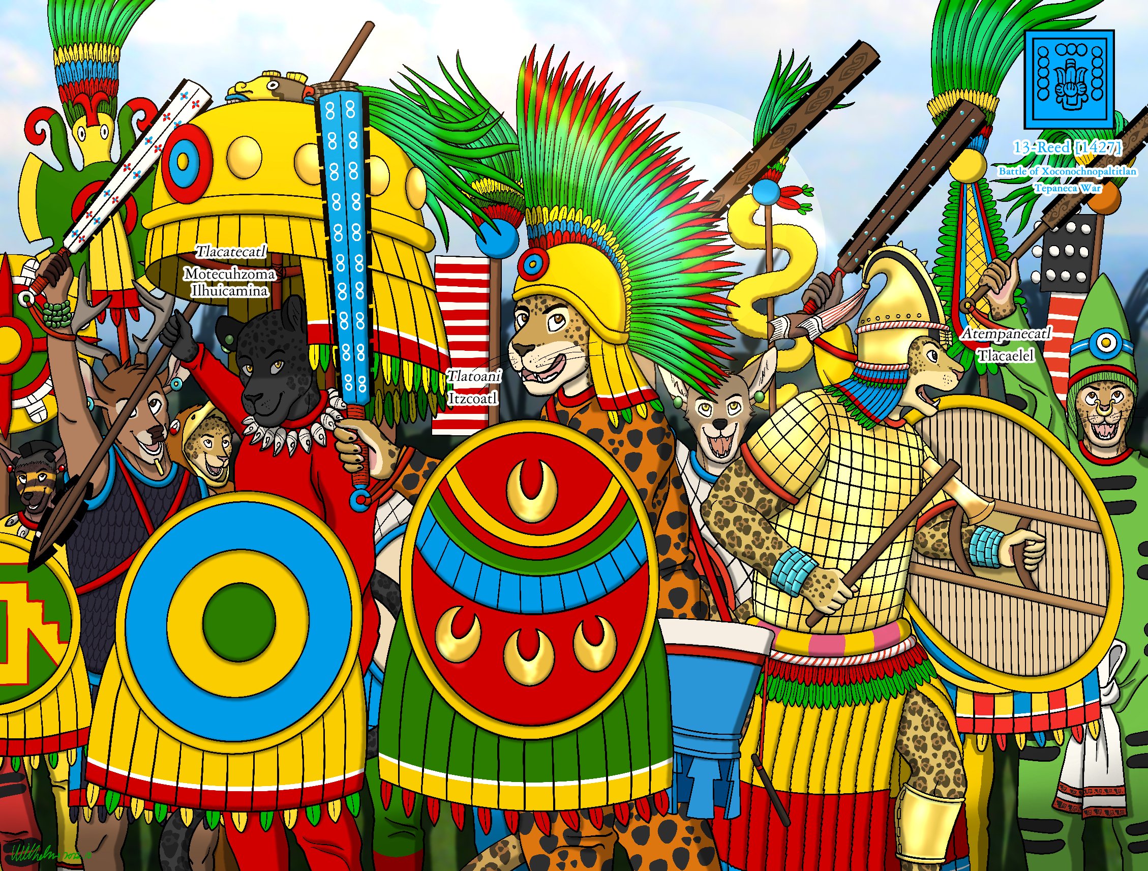 The Big ImageBoard (TBIB) - 2022 anthro antlers armor army axe aztec ...