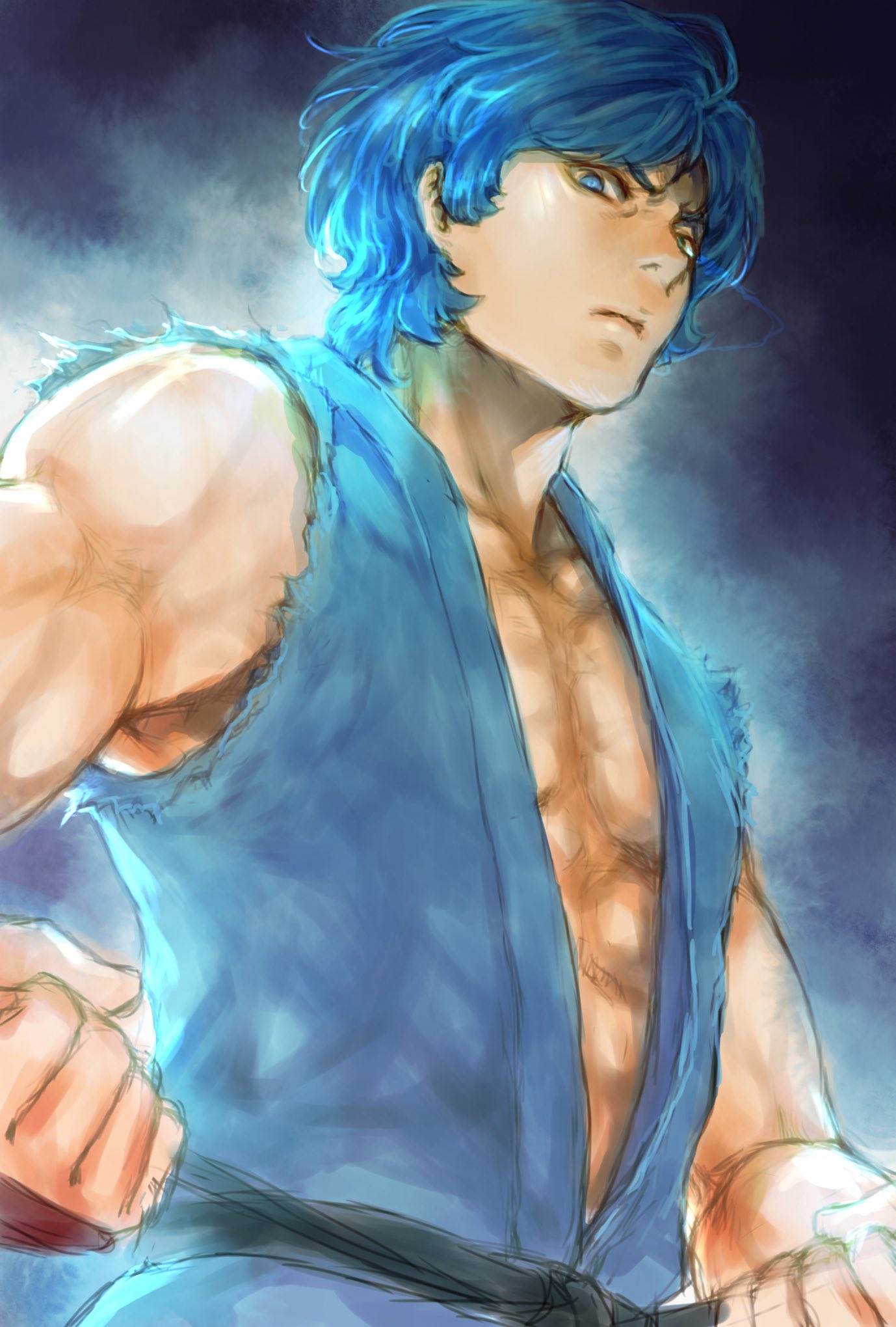 The Big ImageBoard (TBIB) - 1boy alternate costume bare pectorals belt ...