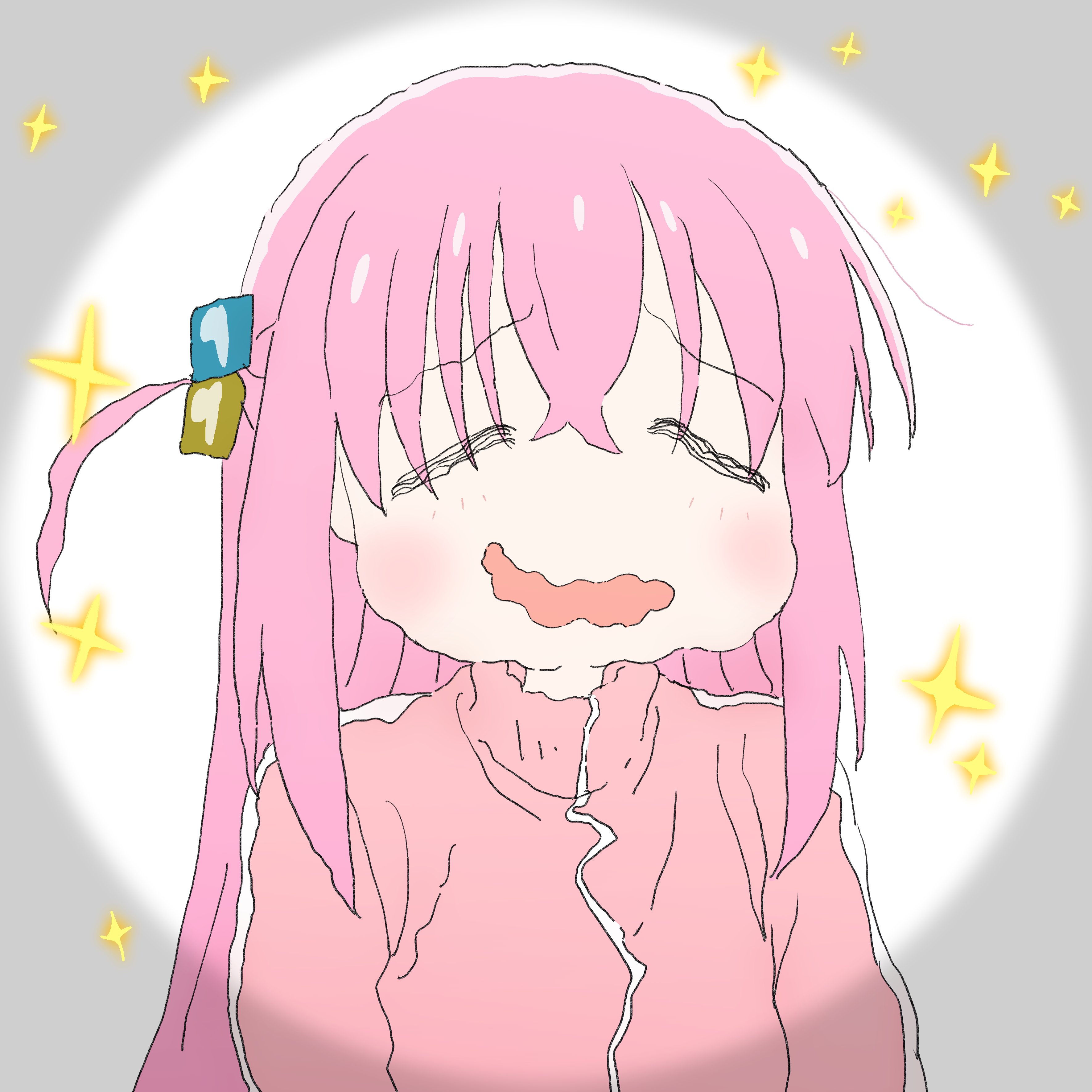 The Big ImageBoard (TBIB) - 1girl = = absurdres bangs blush bocchi the rock! closed eyes ...