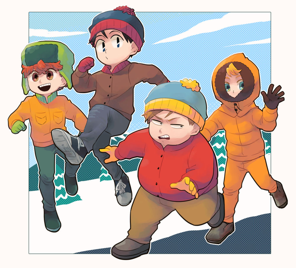 The Big ImageBoard (TBIB) - 4boys beanie black hair blonde hair blue eyes brown eyes brown ...
