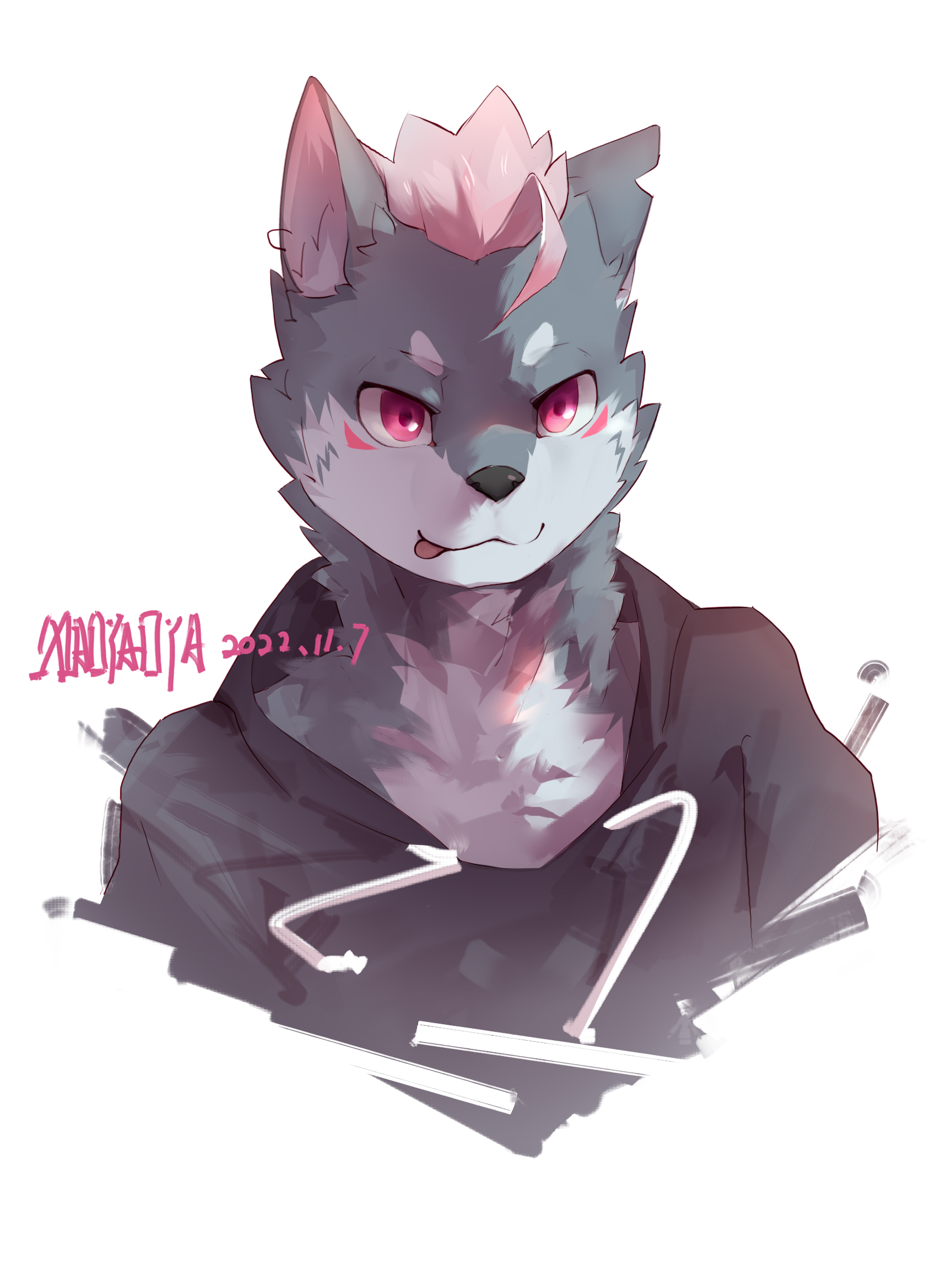 The Big ImageBoard (TBIB) - 2022 3:4 anthro canid canine chest tuft ...