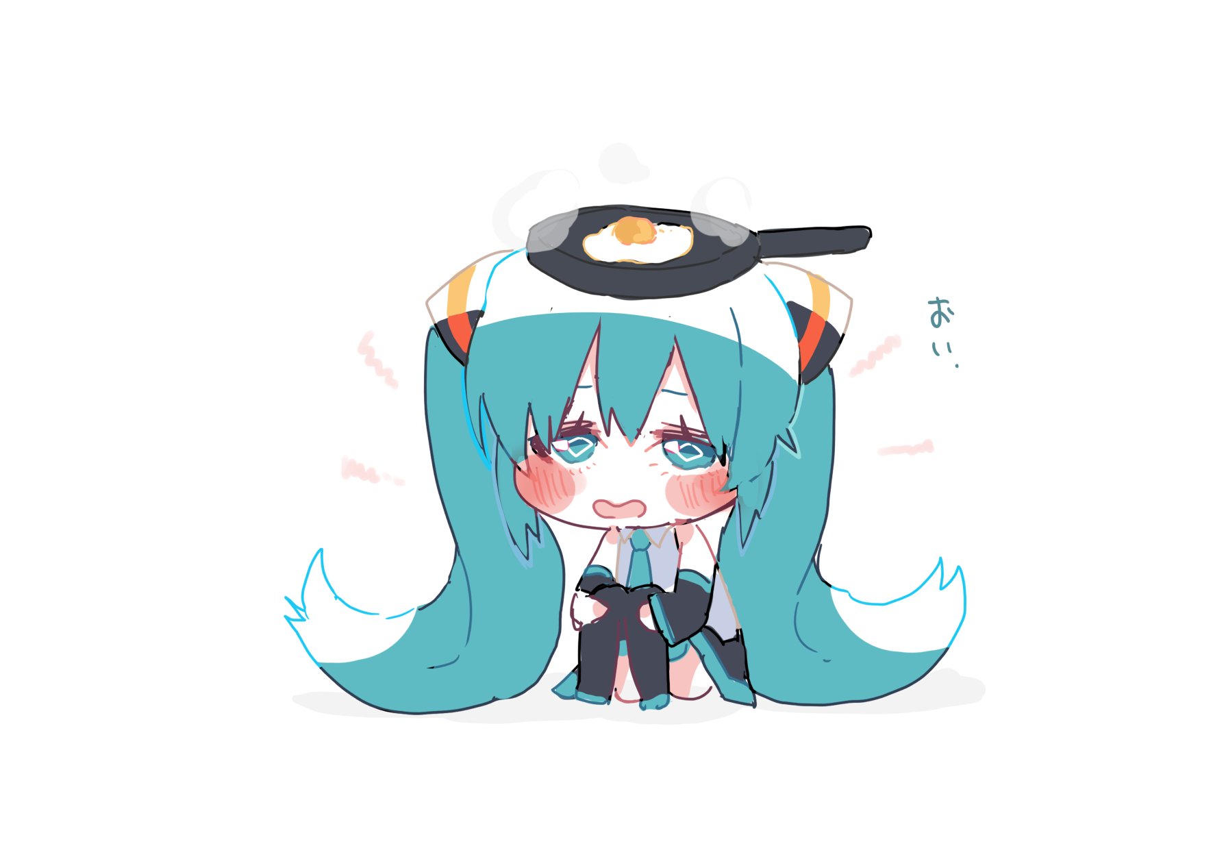 The Big ImageBoard (TBIB) - 1girl android aqua eyes aqua hair aqua ...