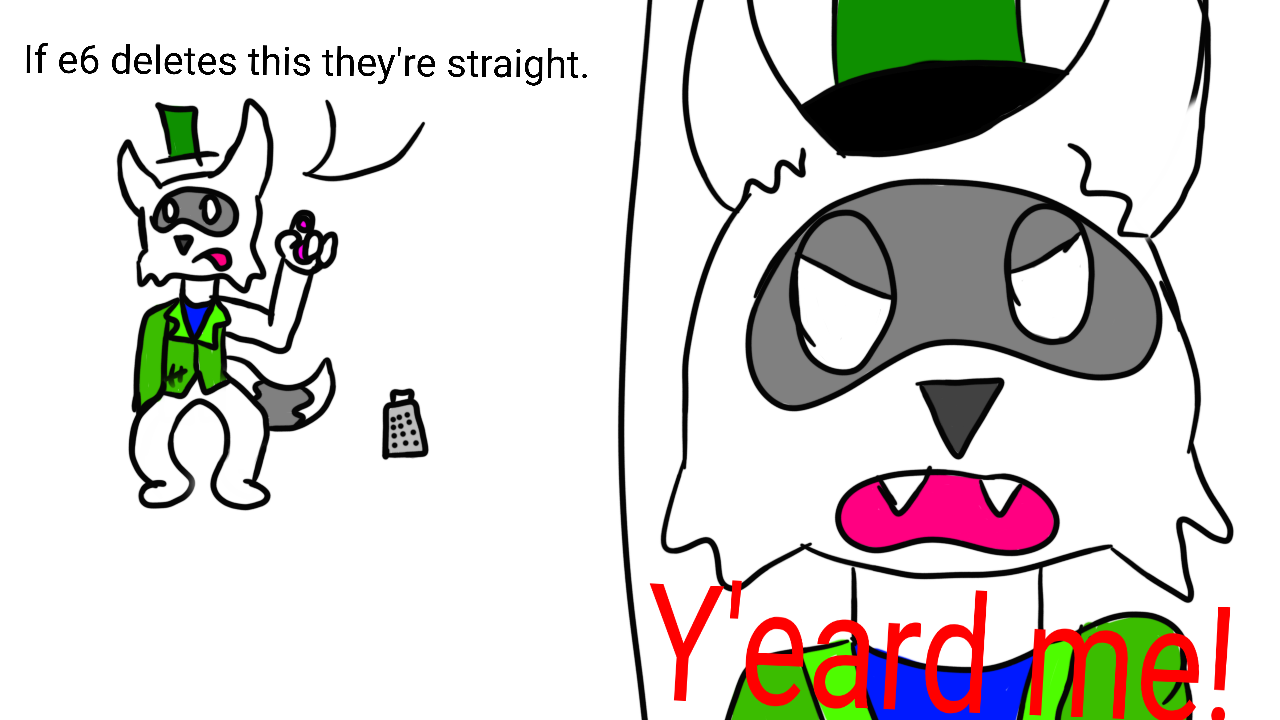 The Big ImageBoard (TBIB) - 16:9 anthro cheese grater clothing e621 fangs female hat headgear ...