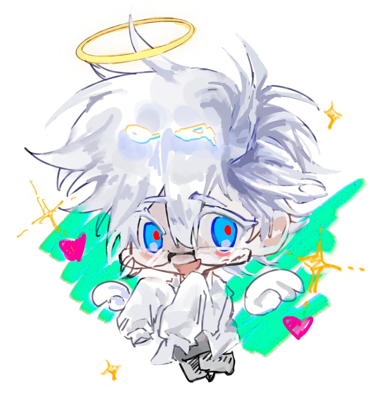 The Big ImageBoard (TBIB) - 1boy blue eyes chibi chibi only chinese ...