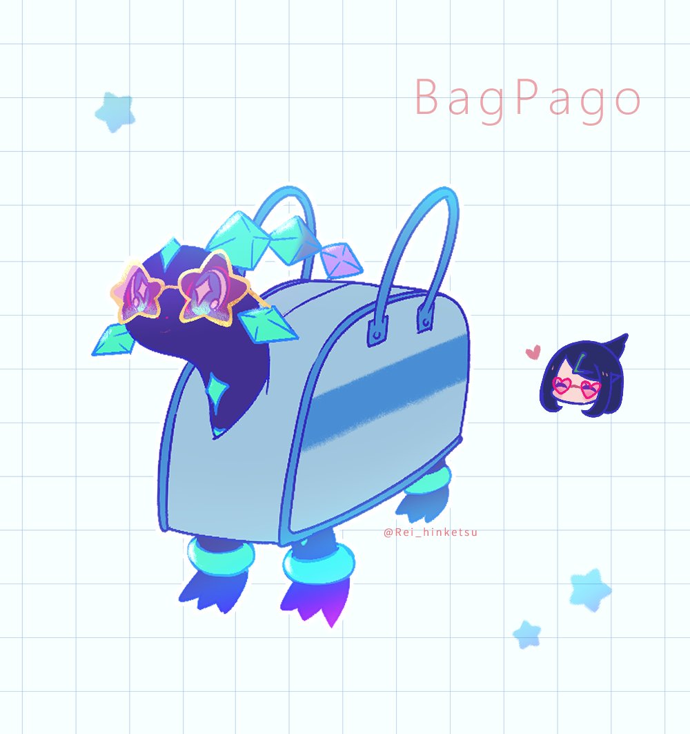 The Big ImageBoard (TBIB) - 1girl bag black hair chibi chibi inset ...