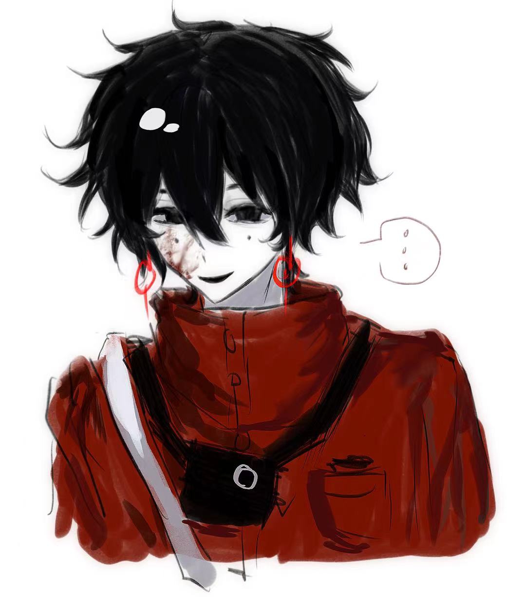 The Big ImageBoard (TBIB) - ... 1boy black eyes black hair blood blood on face camera camera ...