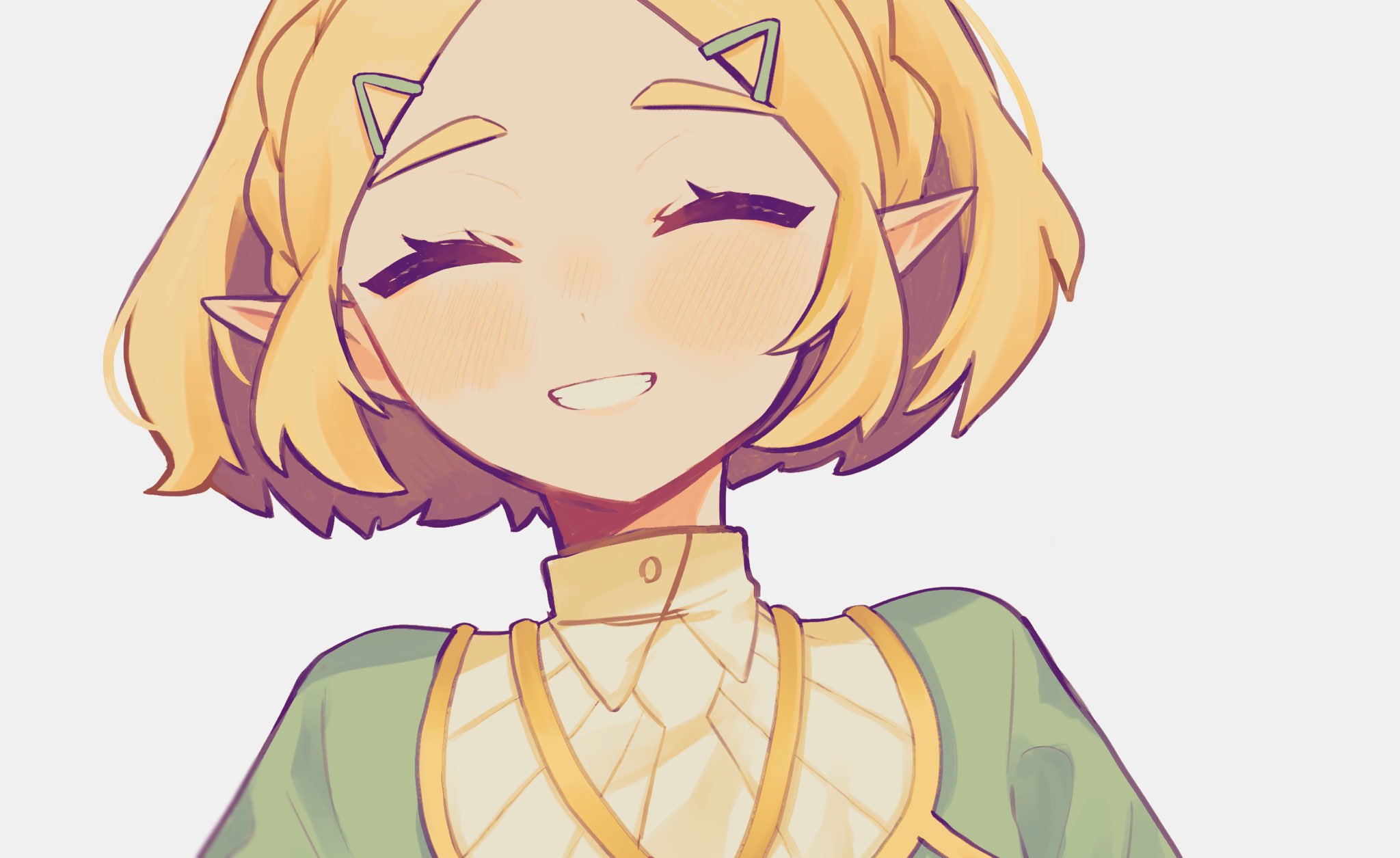 The Big ImageBoard (TBIB) - 1girl 710kcal blonde hair bob cut braid ...