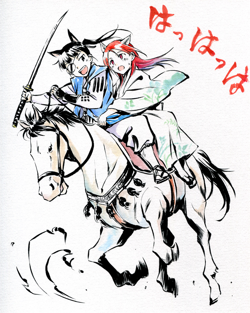 The Big ImageBoard (TBIB) - 2girls agahari animal ears bad id bad pixiv ...