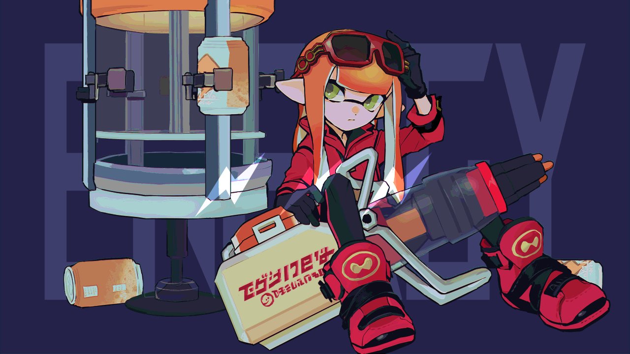 The Big ImageBoard (TBIB) - 1girl adjusting eyewear black gloves black leggings blunt bangs can ...