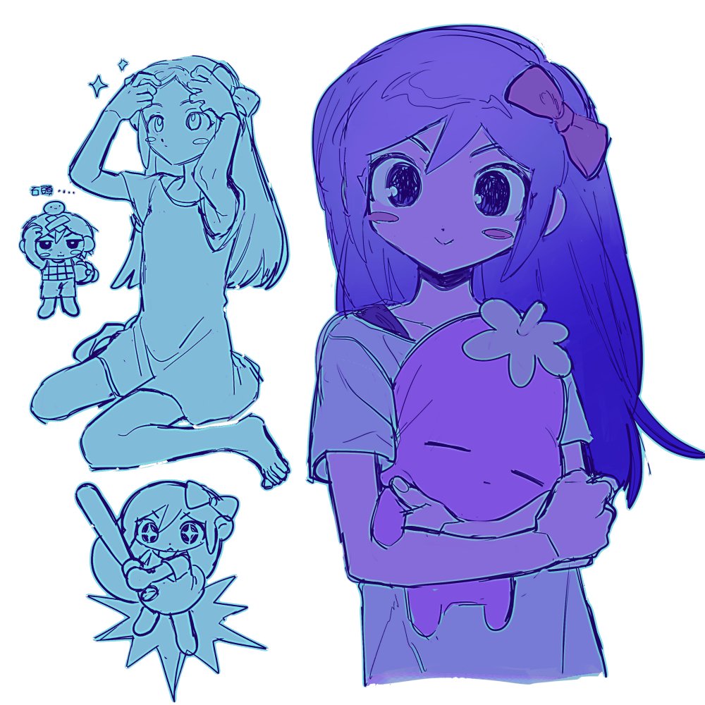 The Big ImageBoard (TBIB) - + + 0 mugamuchu 1boy 1girl alternate hairstyle arm up aubrey ...