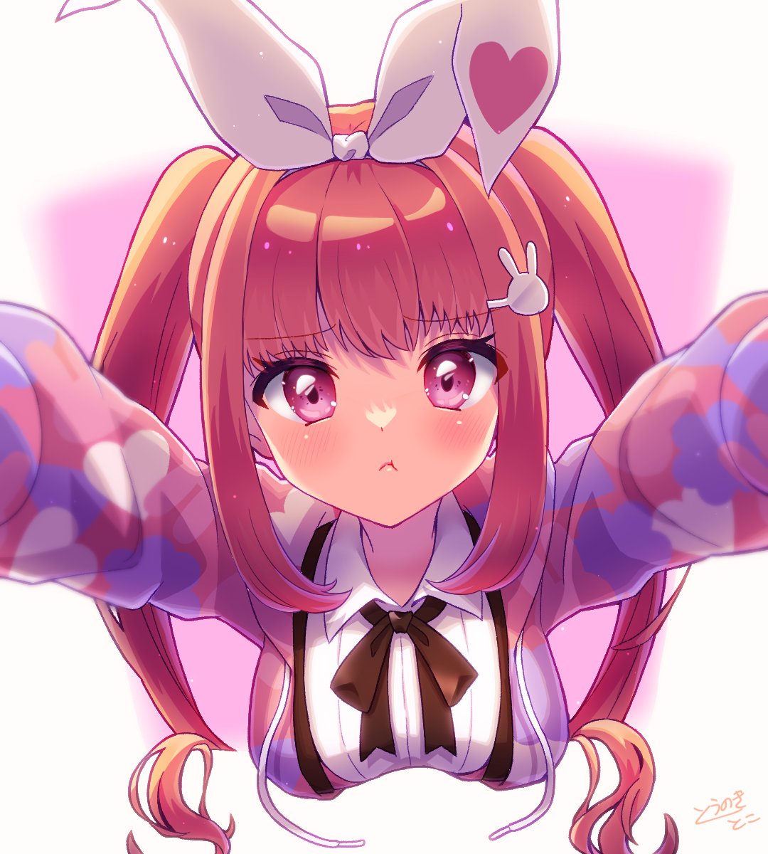 The Big ImageBoard (TBIB) - 1girl animal ears bangs blush bow denonbu ...
