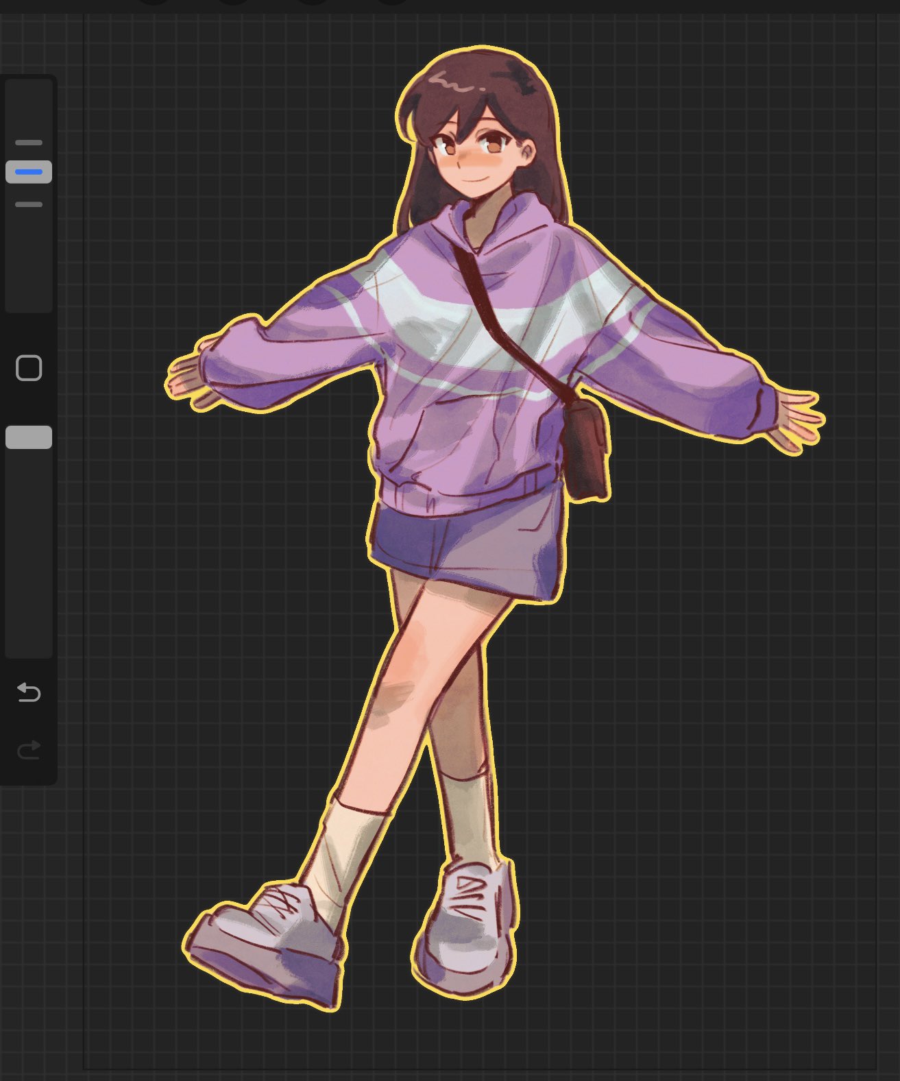 The Big ImageBoard (TBIB) - 1girl alternate costume aoihiraki bag black hair blue skirt blush ...