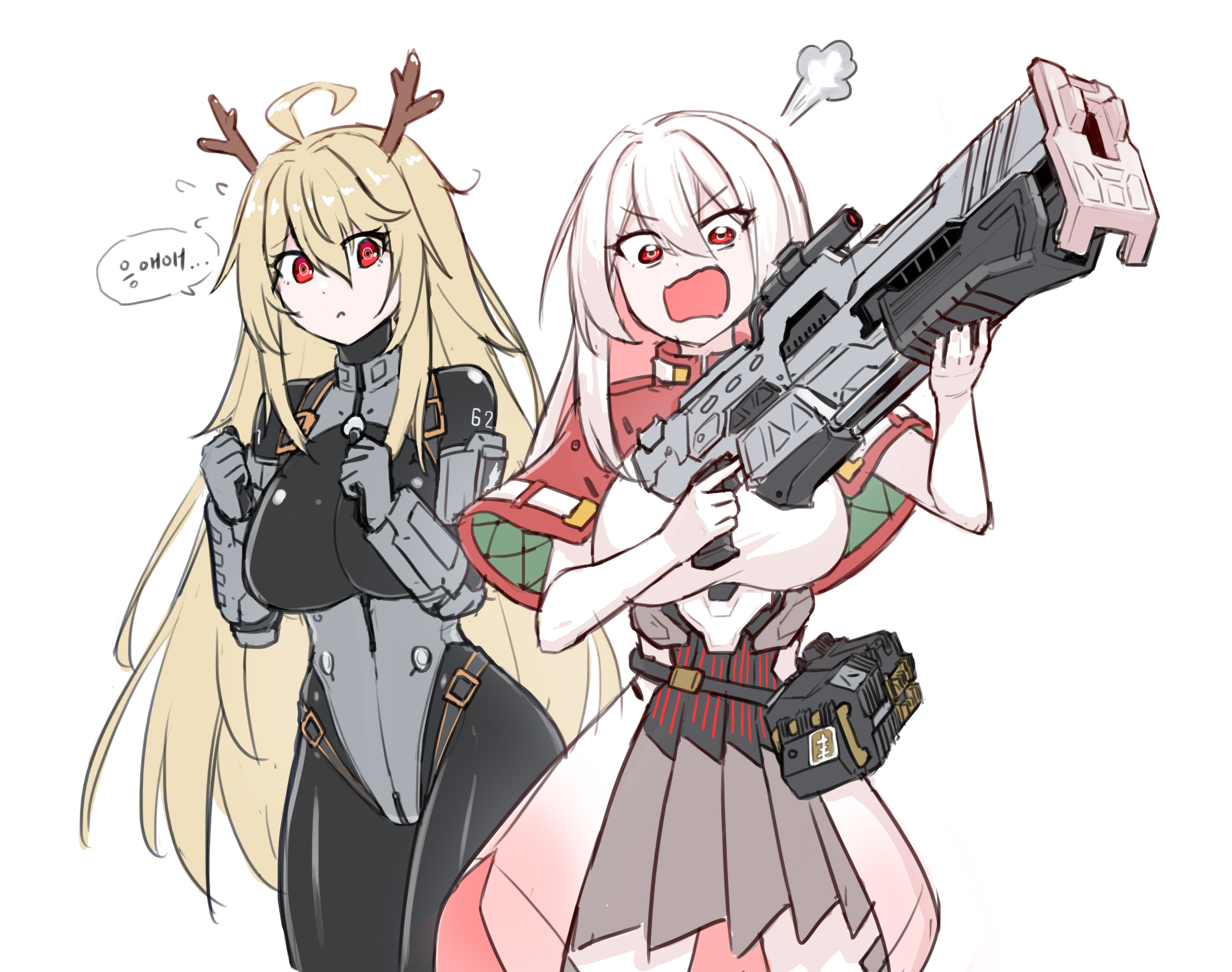 The Big Imageboard Tbib 2girls 621 Armored Core 6 Ahoge Angry