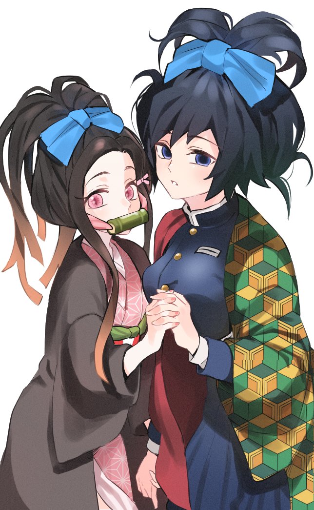 The Big ImageBoard (TBIB) - 2girls alternate hairstyle asa no ha ...