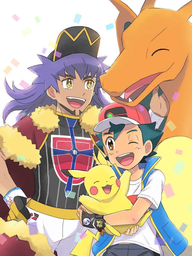The Big ImageBoard (TBIB) - 2boys ash ketchum baseball cap bright ...