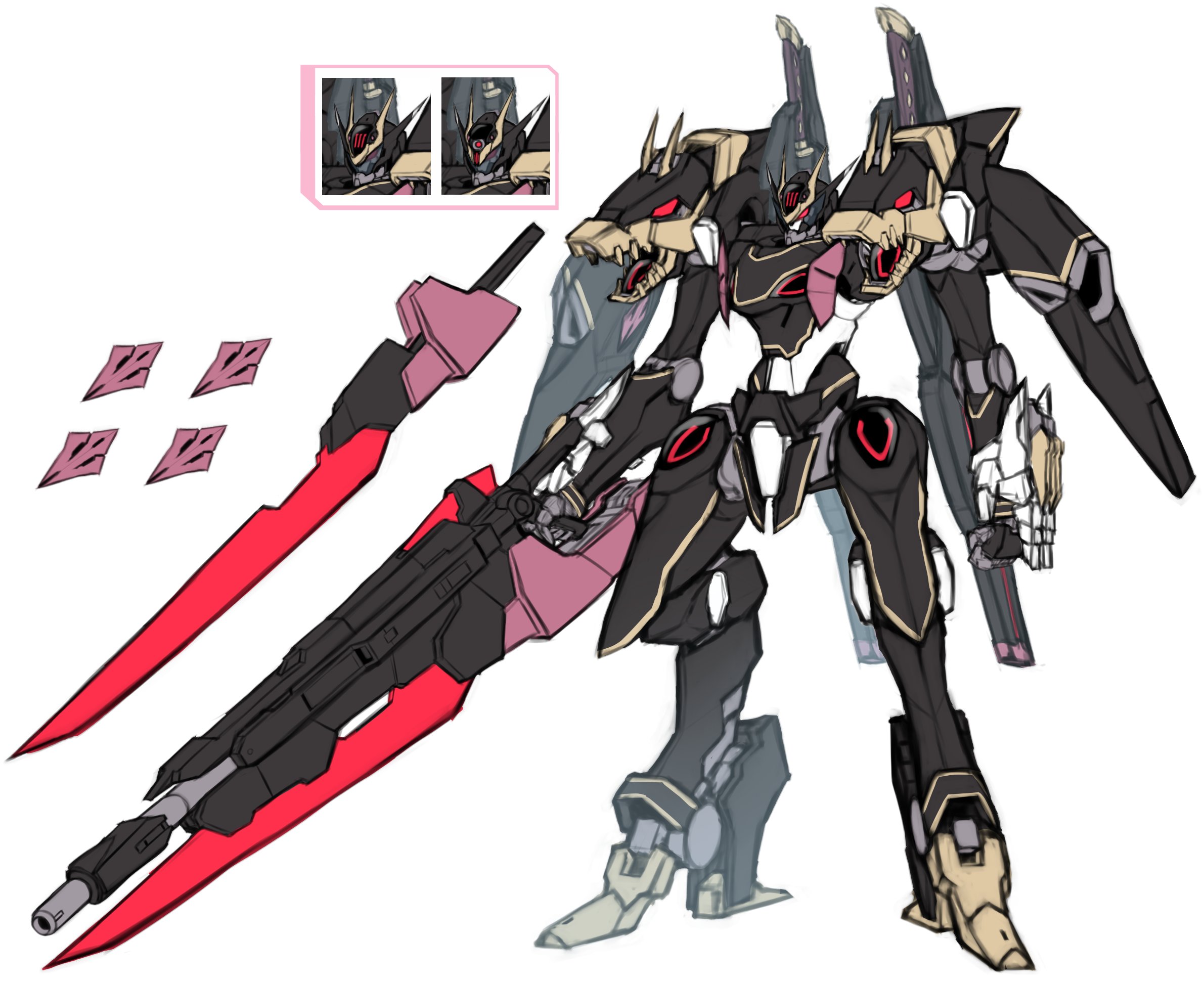 The Big ImageBoard (TBIB) - 00 gundam seven sword beam rifle clenched ...