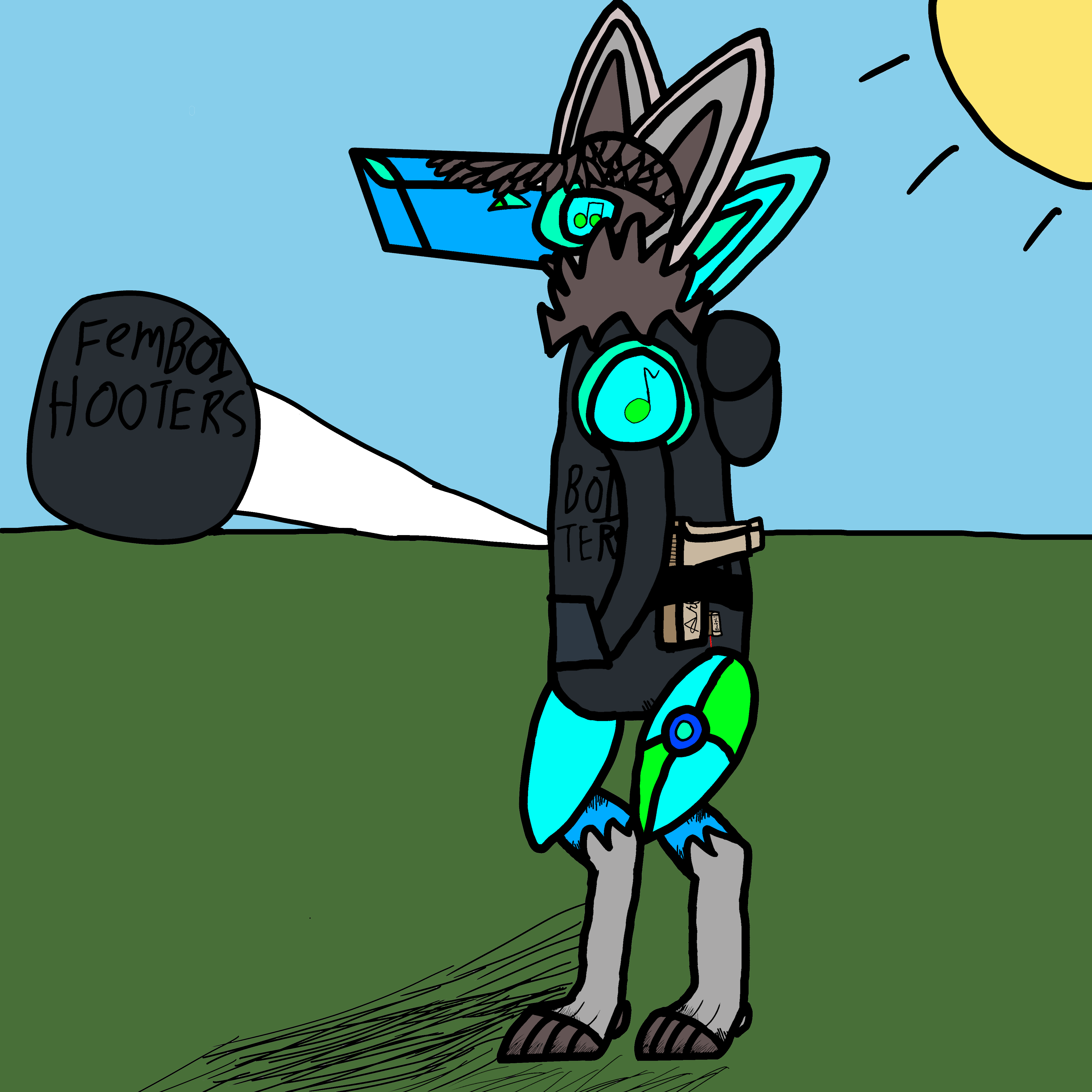 The Big ImageBoard (TBIB) - 4 ears absurd res anthro blue body blue fur ...