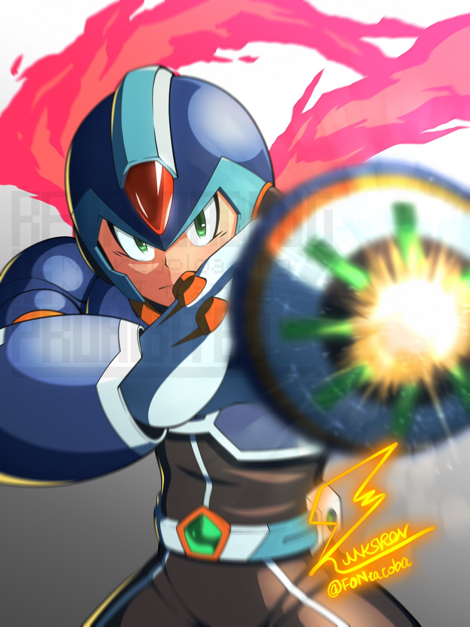 The Big ImageBoard (TBIB) - 1boy aiming aiming at viewer arm cannon ...