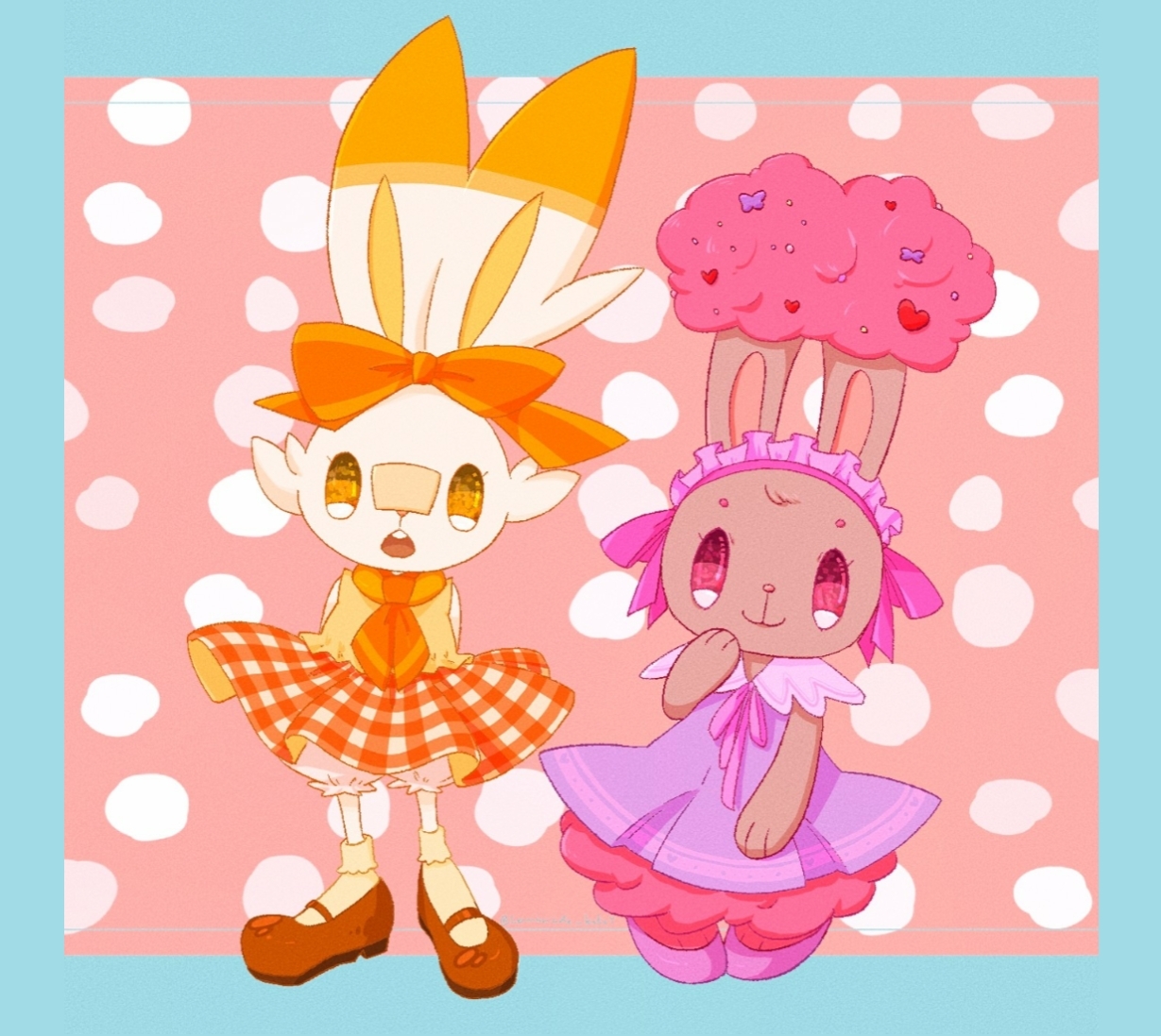 The Big ImageBoard (TBIB) - 2girls :3 alternate color animal ears animal hands animal nose arms ...