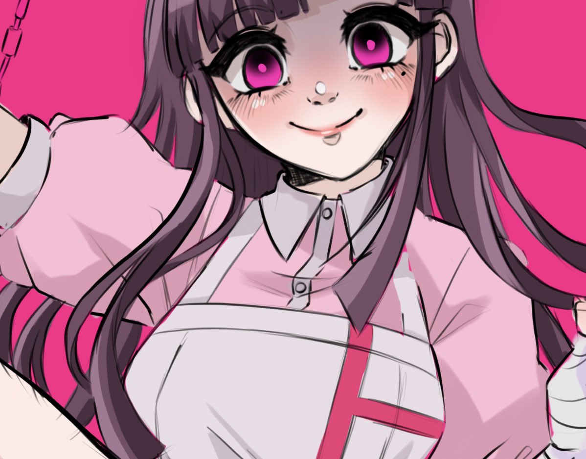 The Big ImageBoard (TBIB) - 1girl apron bandaged arm bandages bangs ...