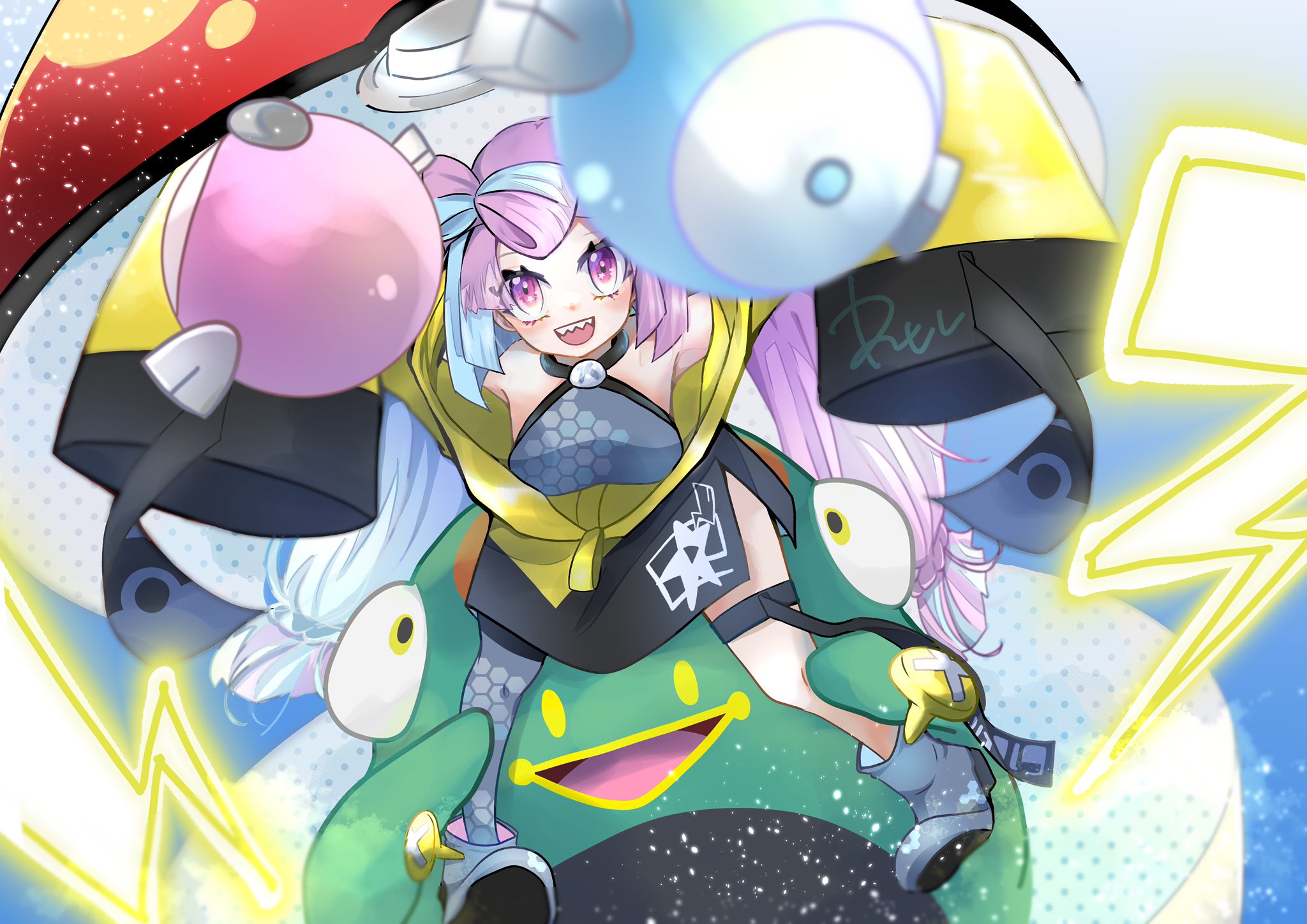 The Big ImageBoard (TBIB) - 1girl bellibolt bow-shaped hair character ...