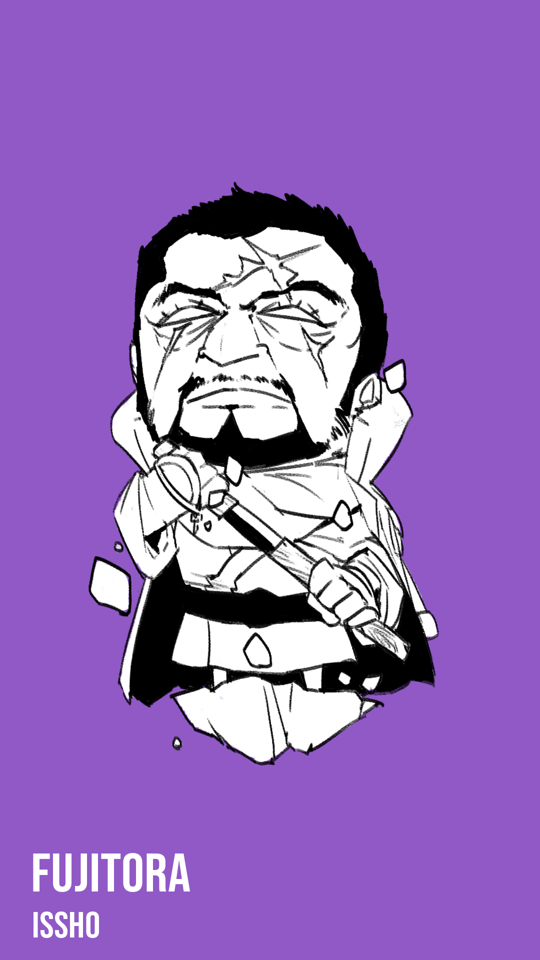 The Big ImageBoard (TBIB) - 1boy beard blacknirrow blank eyes character ...