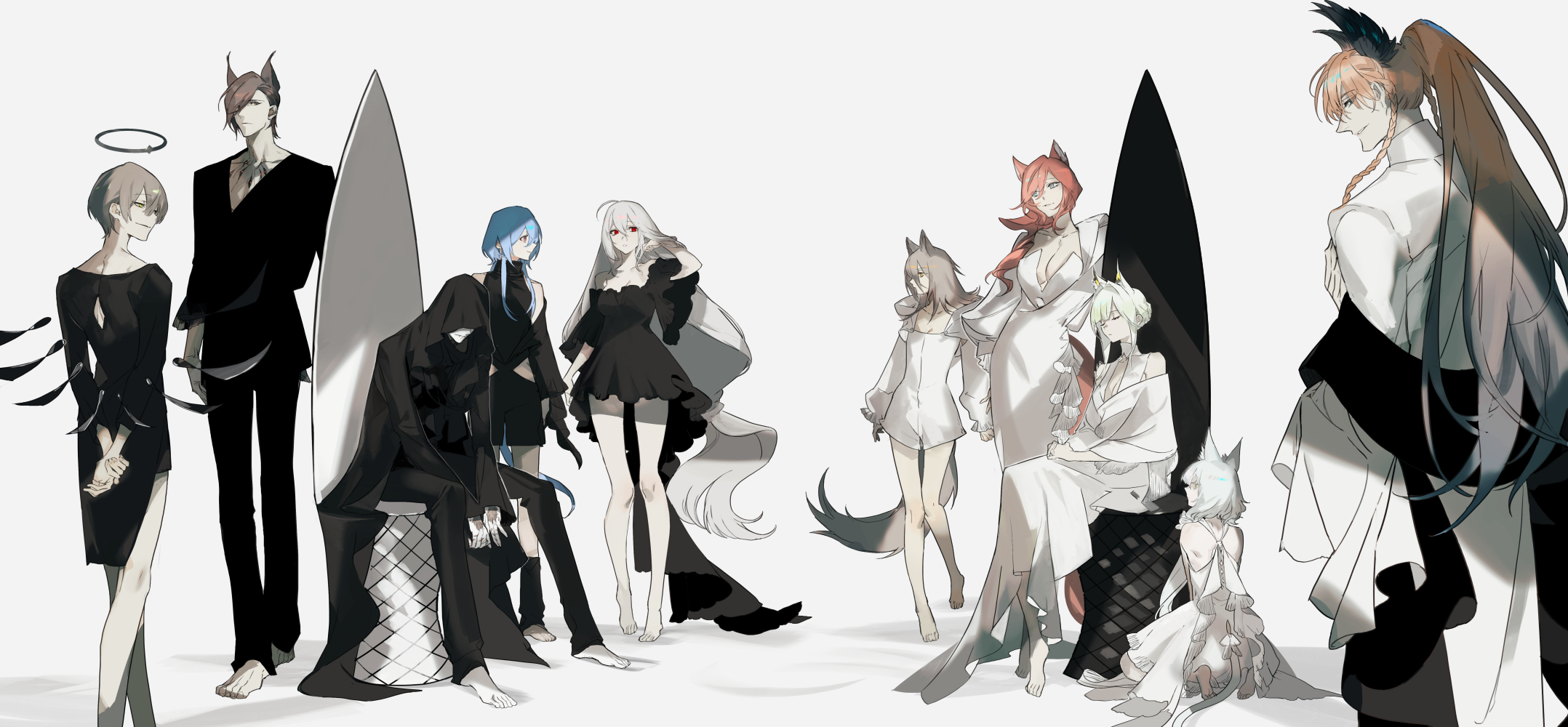 The Big ImageBoard (TBIB) - 1other 4boys 5girls alternate costume ...