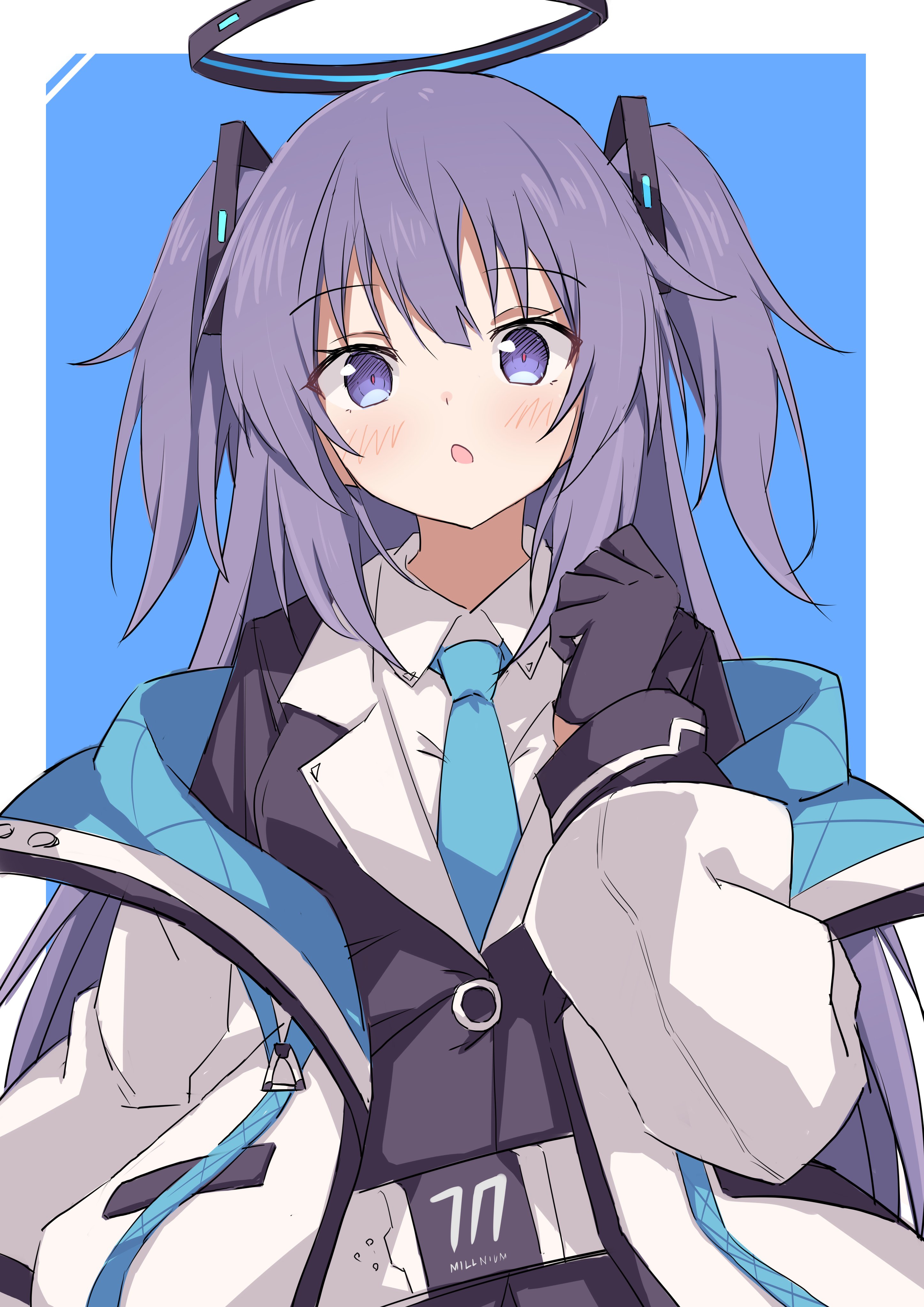 The Big ImageBoard (TBIB) - 1girl absurdres belt black gloves black hair blazer blue archive ...