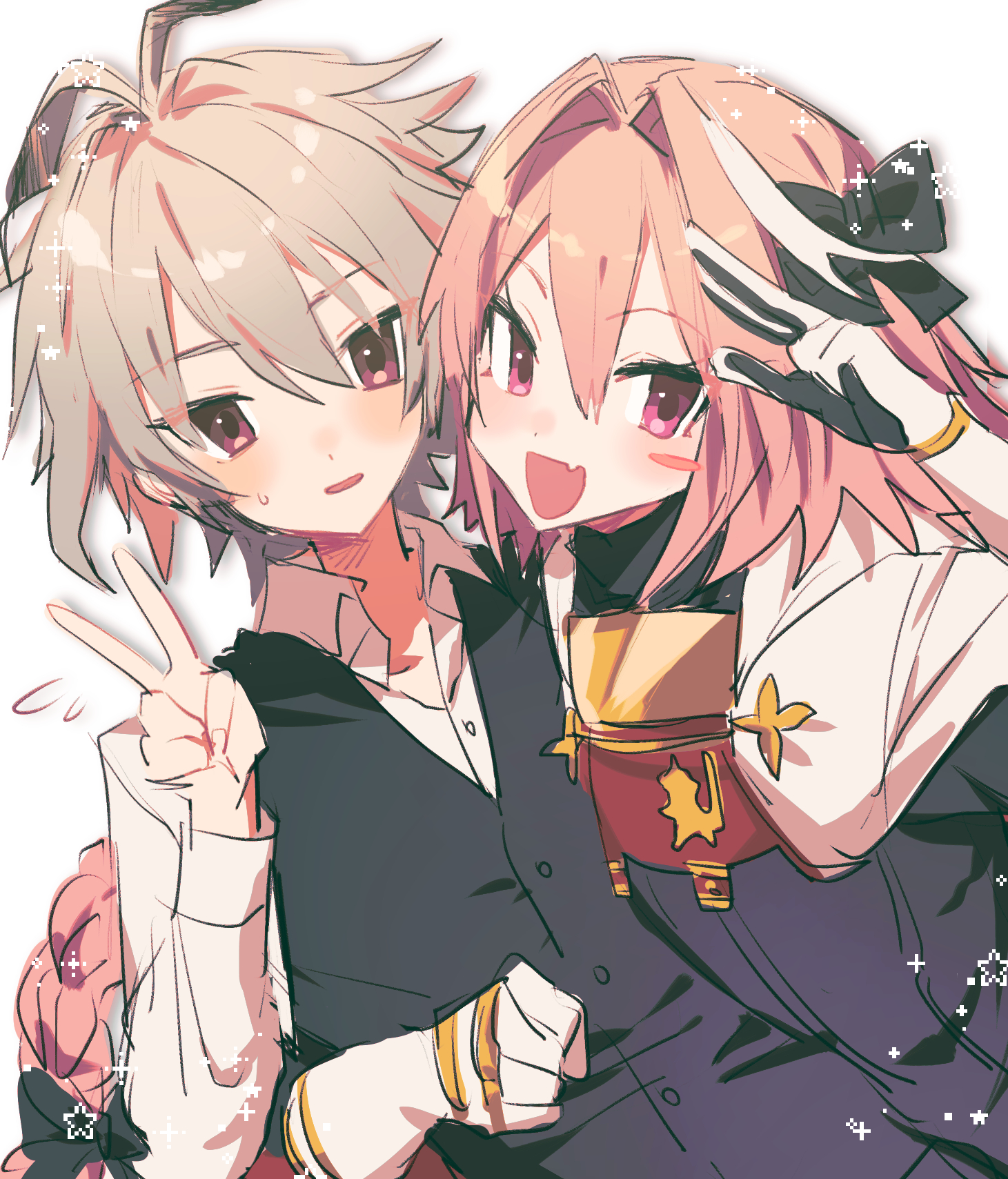 The Big ImageBoard (TBIB) - 2boys antenna hair astolfo (fate) blush ...