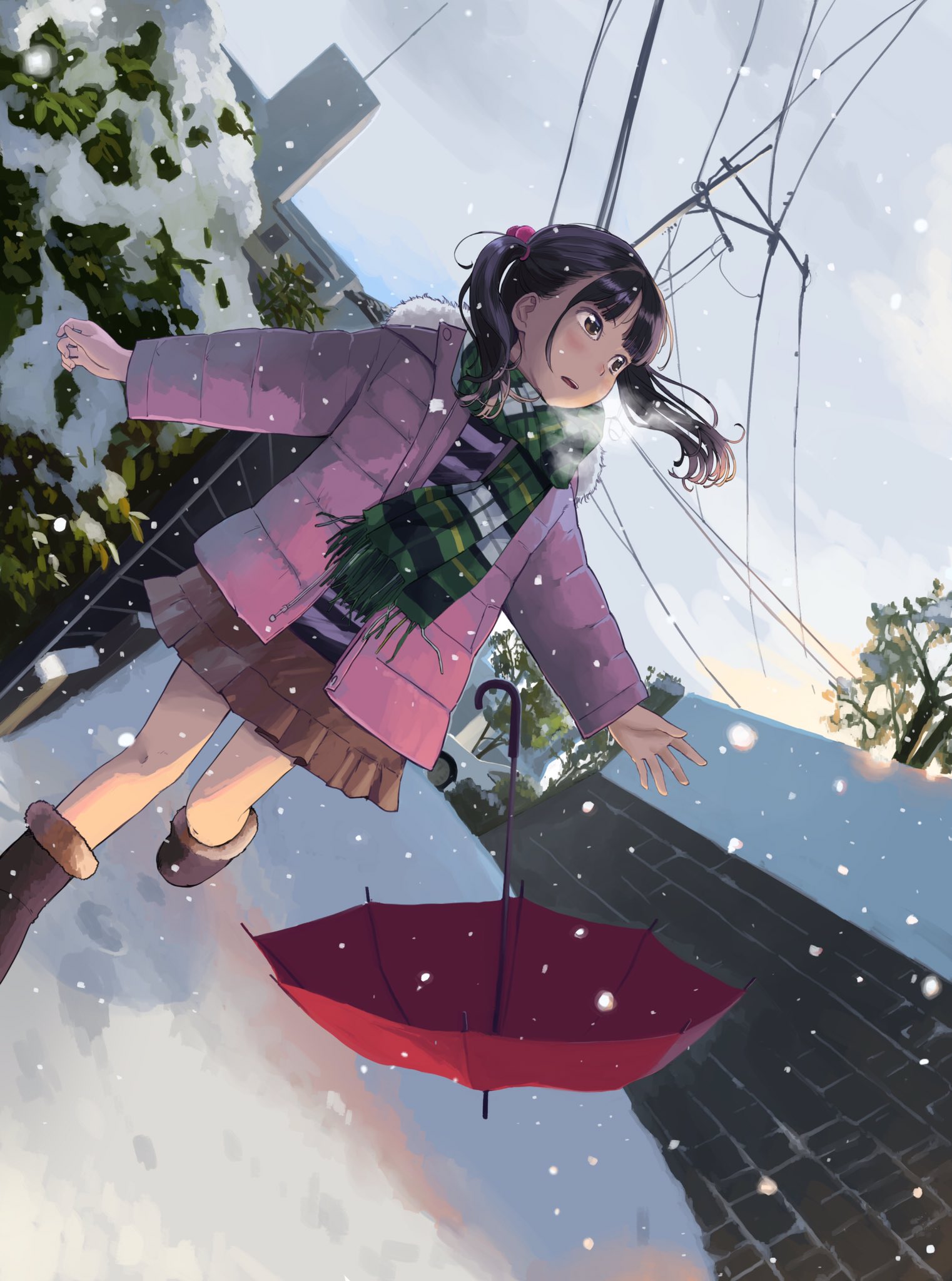 The Big ImageBoard (TBIB) - 1girl anyannko blush boots brown eyes brown ...