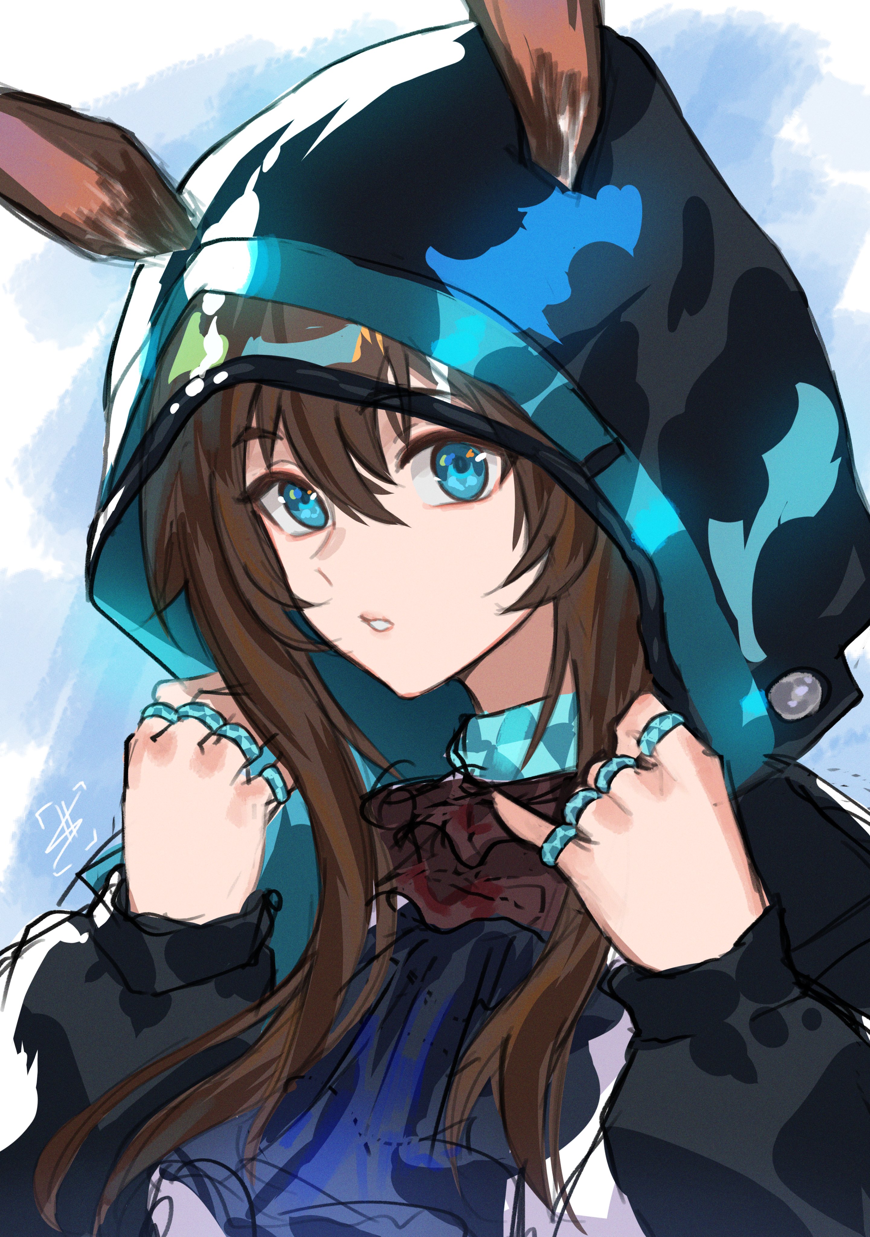 The Big ImageBoard (TBIB) - 1girl absurdres adamosina amiya (arknights) animal ears arknights ...