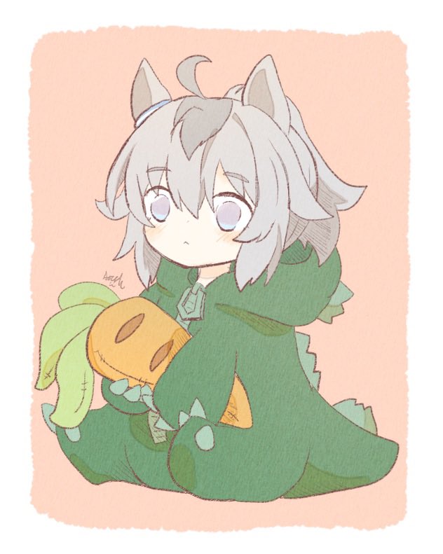 The Big ImageBoard (TBIB) - 1girl aged down ahoge alternate hairstyle animal ears closed mouth ...