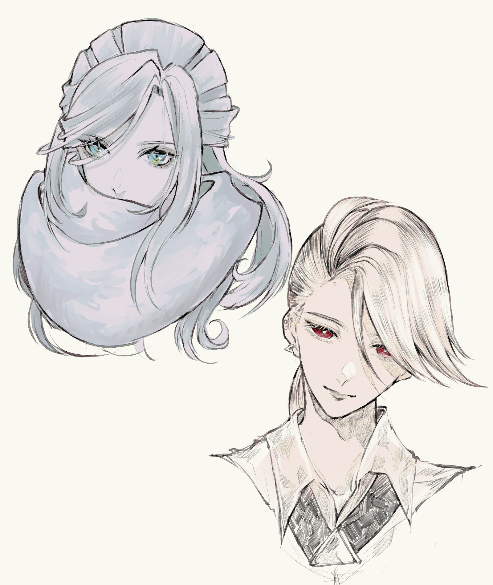 The Big ImageBoard (TBIB) - 1boy 1girl ahoge androgynous baku (hachi ...