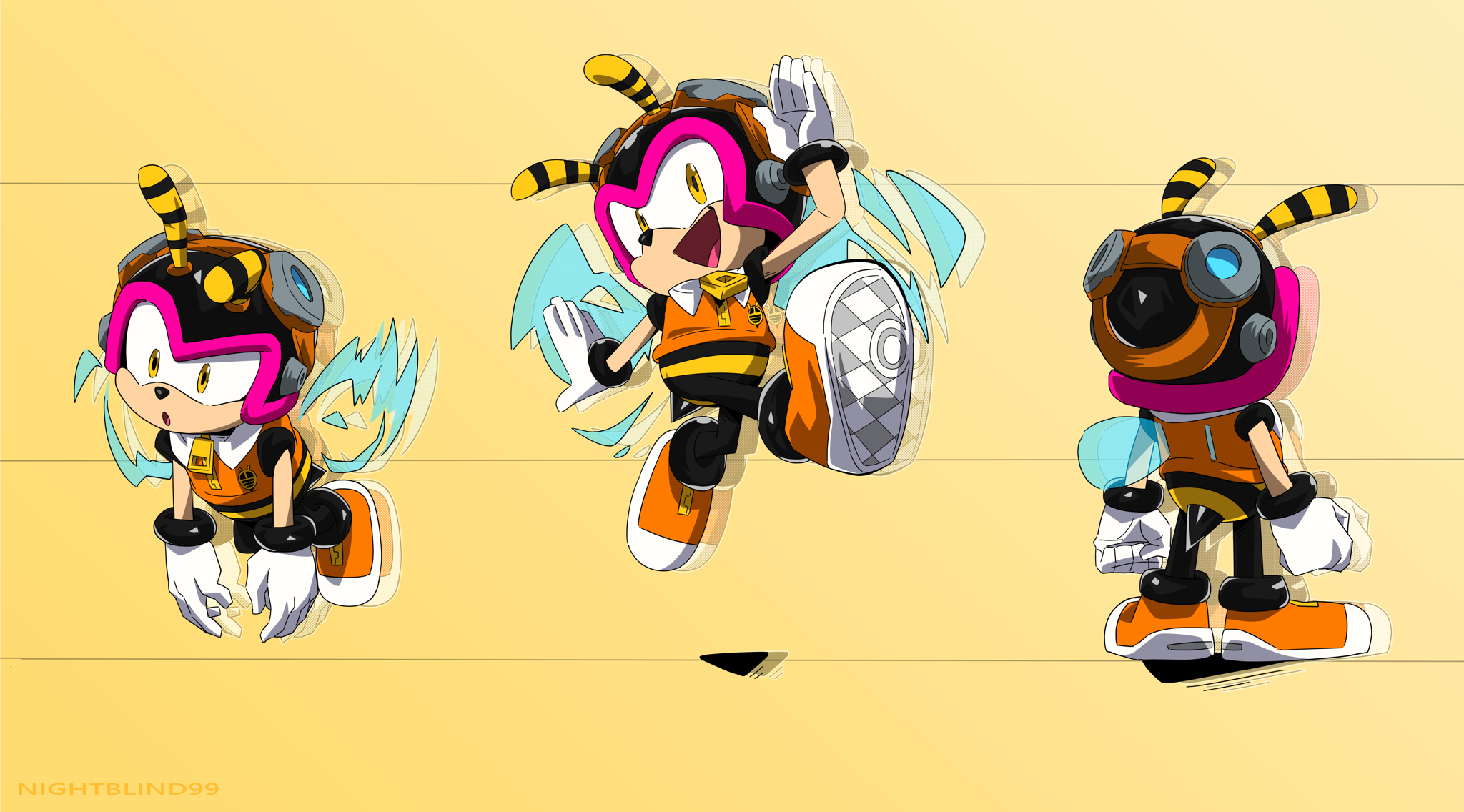 The Big ImageBoard (TBIB) - 5 fingers amber eyes anthro arthropod bee ...