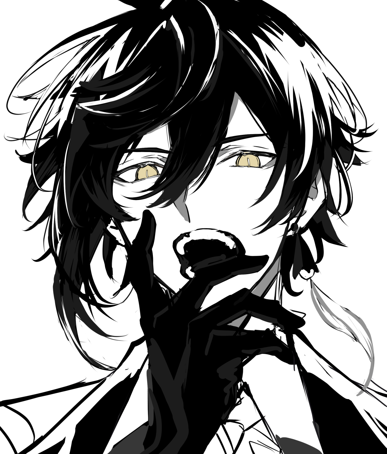 The Big ImageBoard (TBIB) - 1boy earrings genshin impact gloves ...