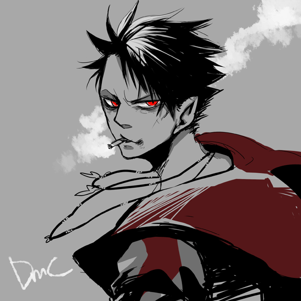 The Big ImageBoard (TBIB) - black hair capcom cigarette dante dante ...
