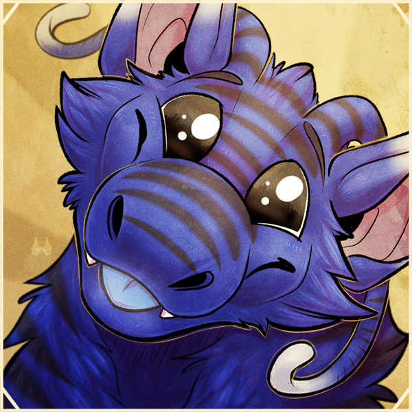 The Big ImageBoard (TBIB) - 1:1 ambiguous gender artist logo beady eyes black body black fur ...